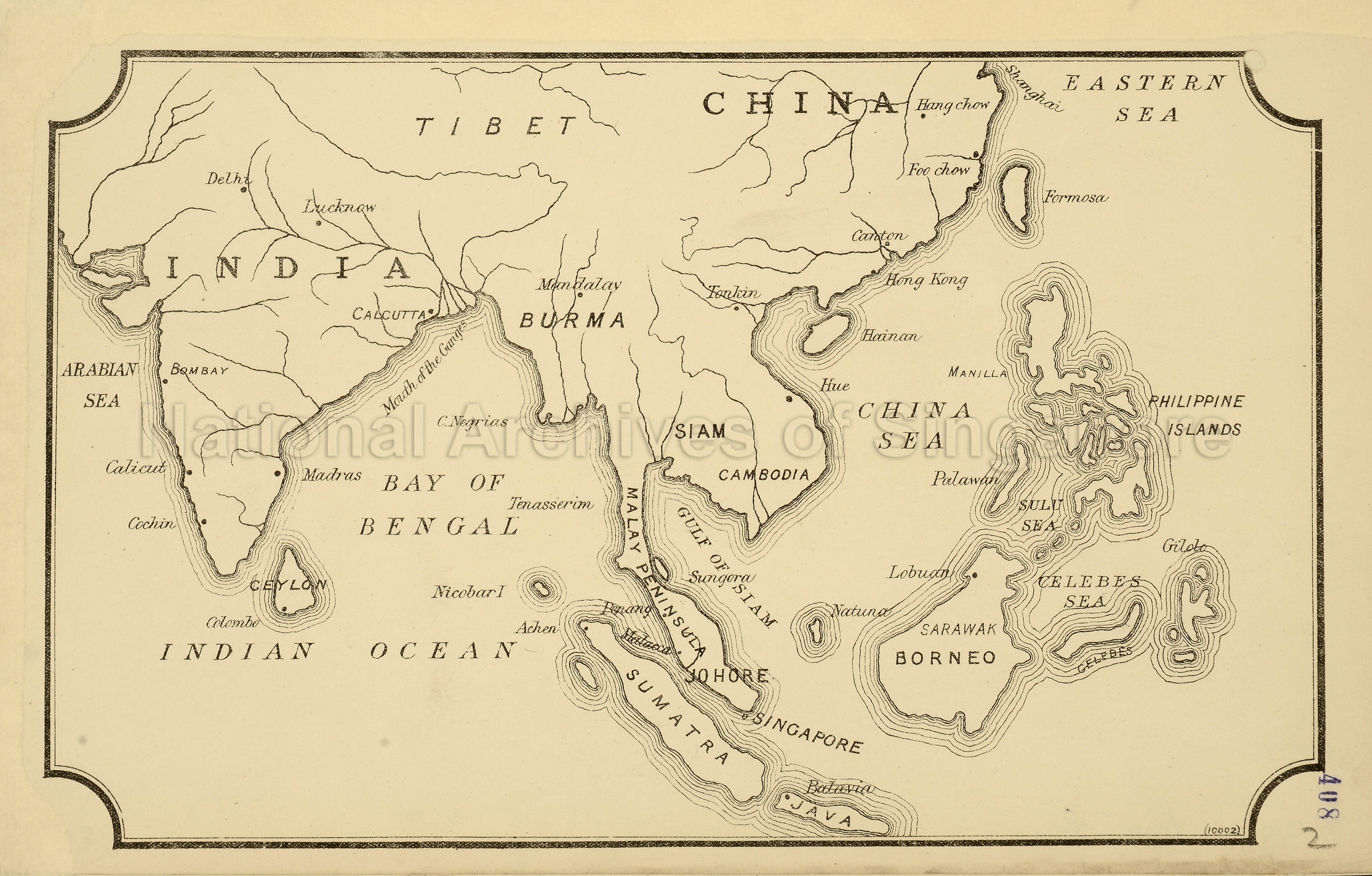 Map of Asia