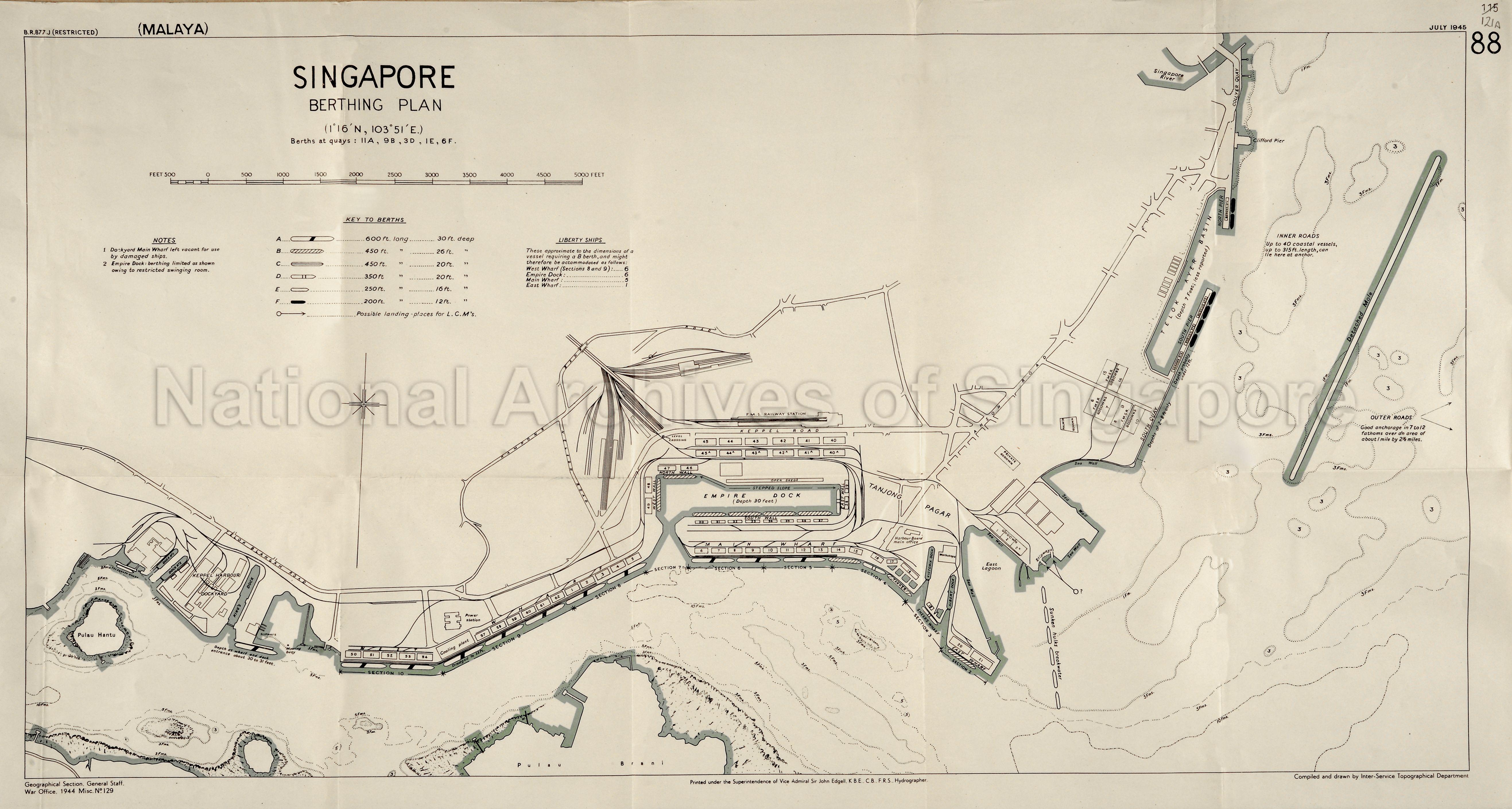 Singapore: berthing plan