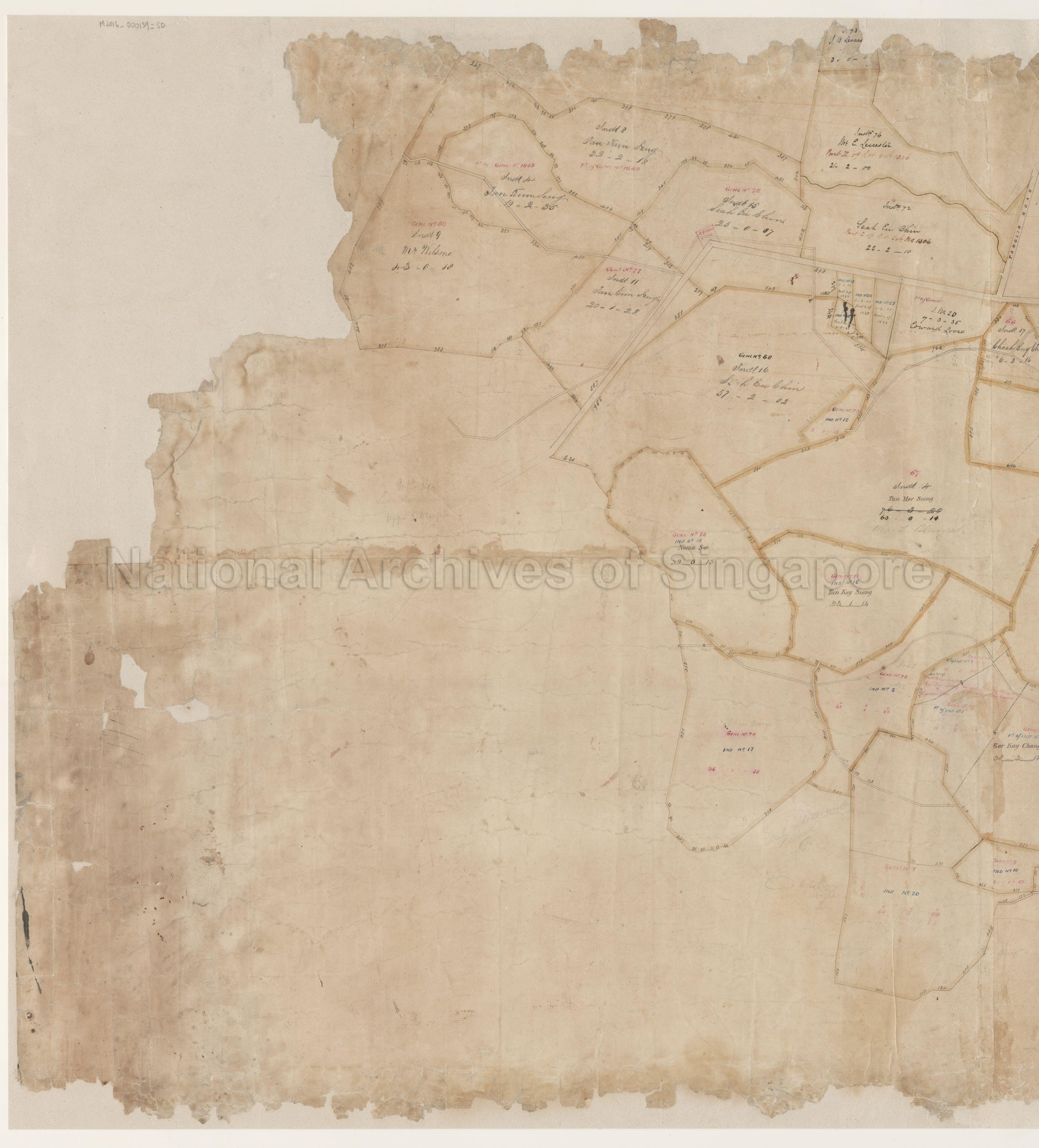 Map of area surrounding Alexandra Road