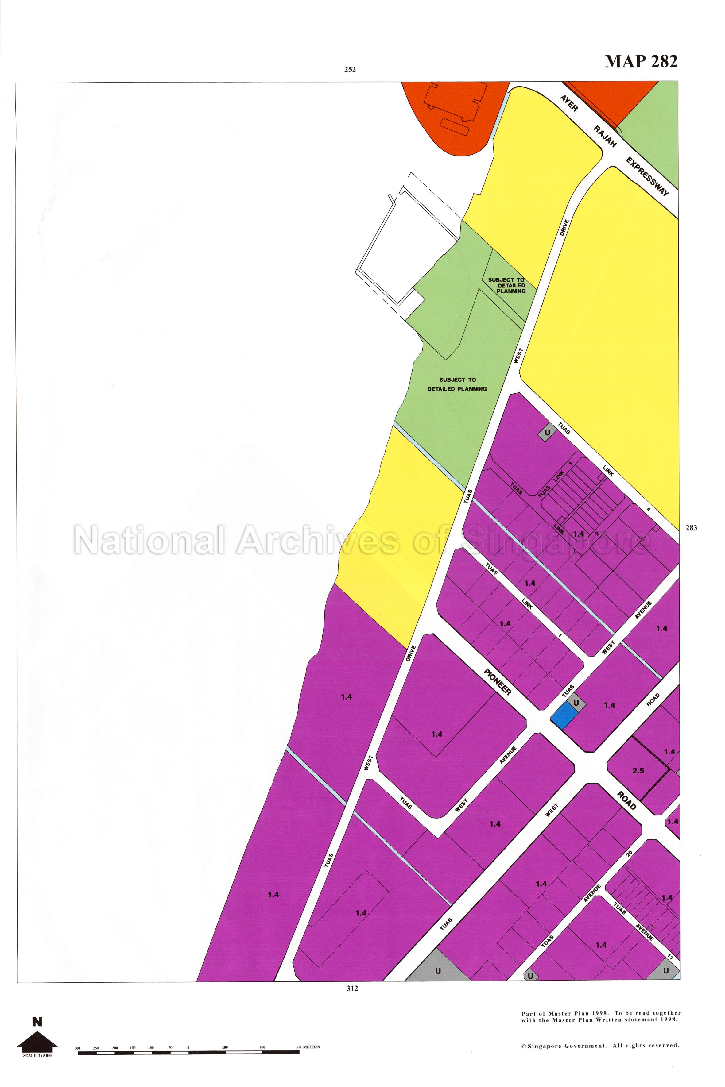 Master Plan 1998 Volume 2: Map 282