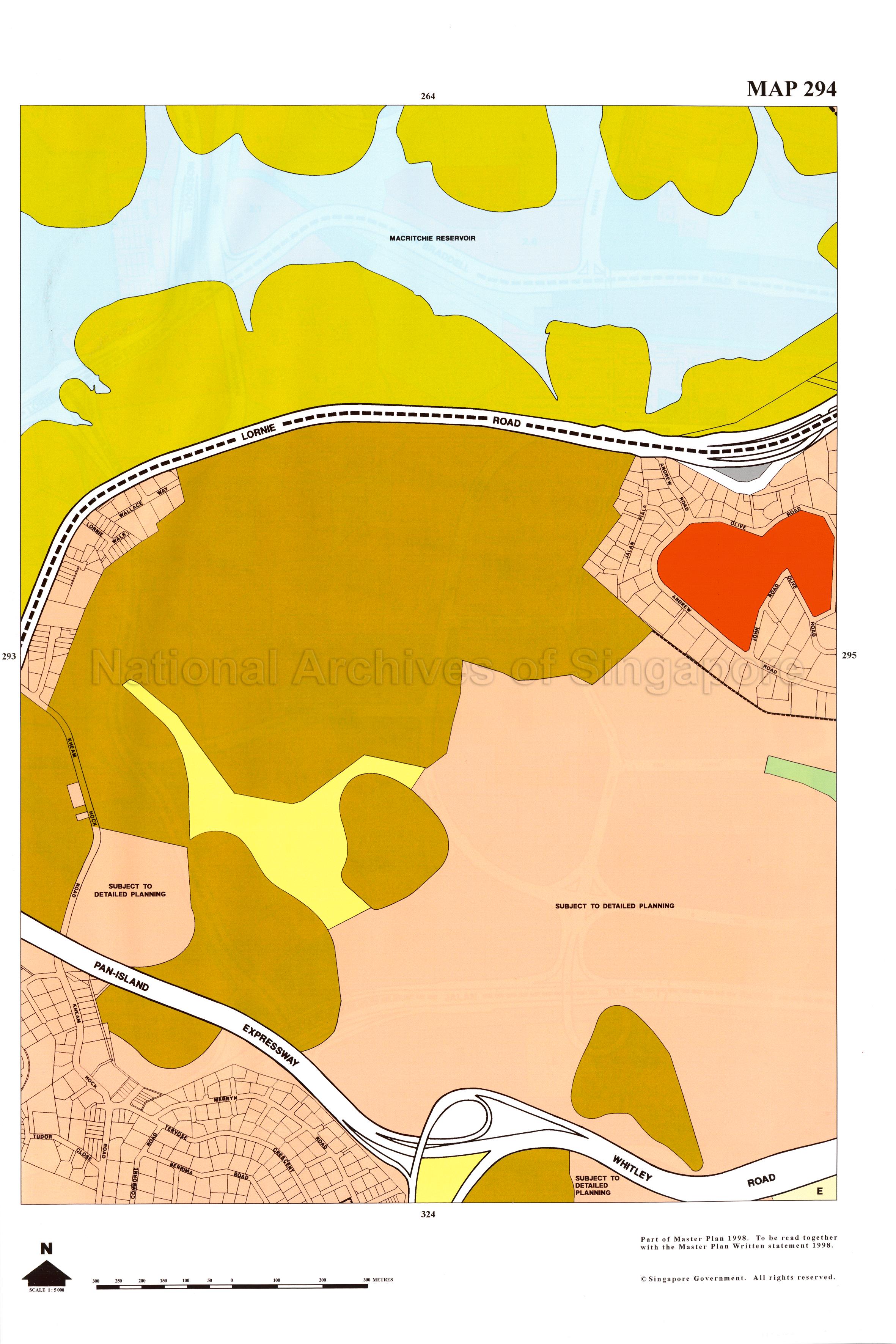 Master Plan 1998 Volume 2: Map 294