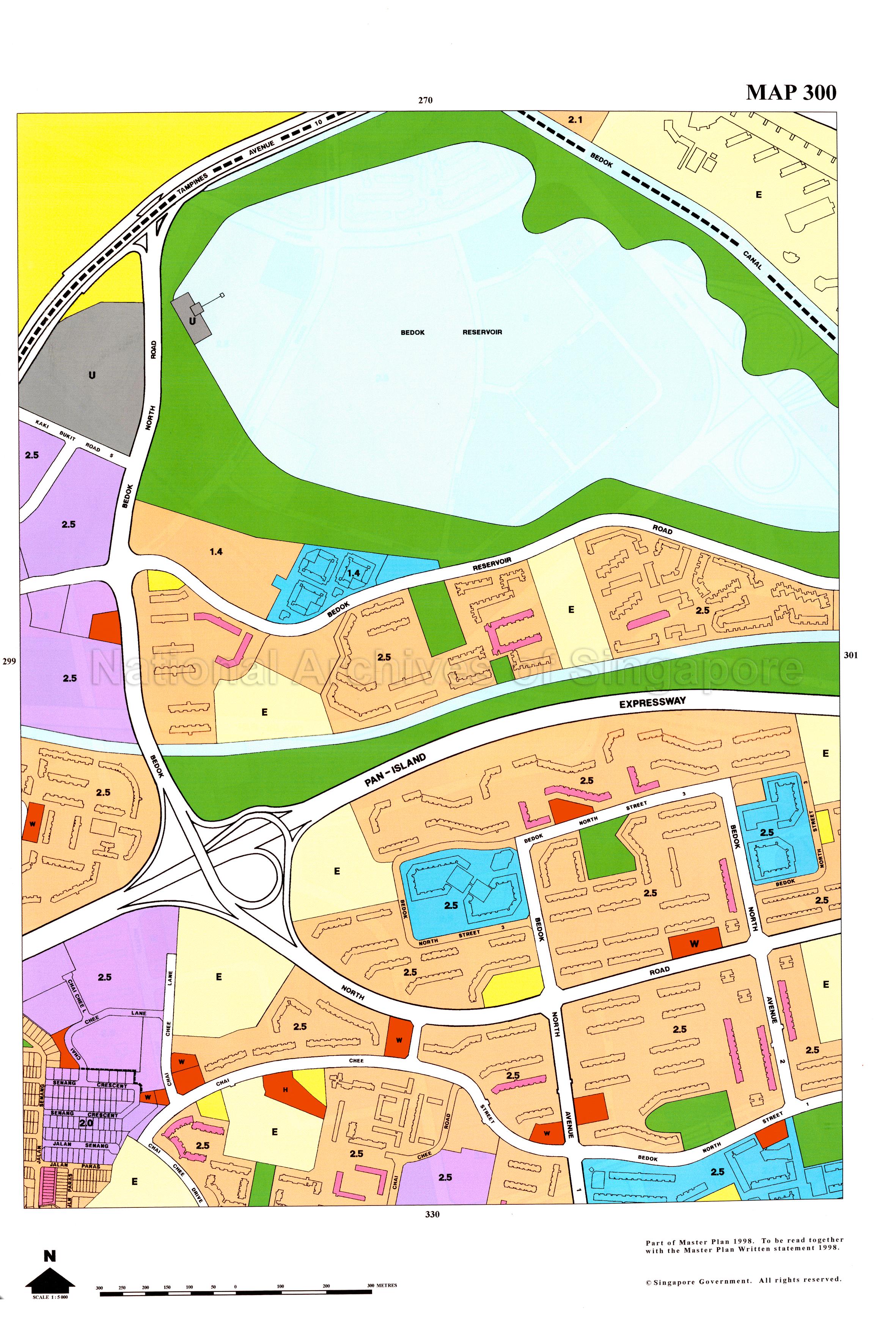 Master Plan 1998 Volume 2: Map 300