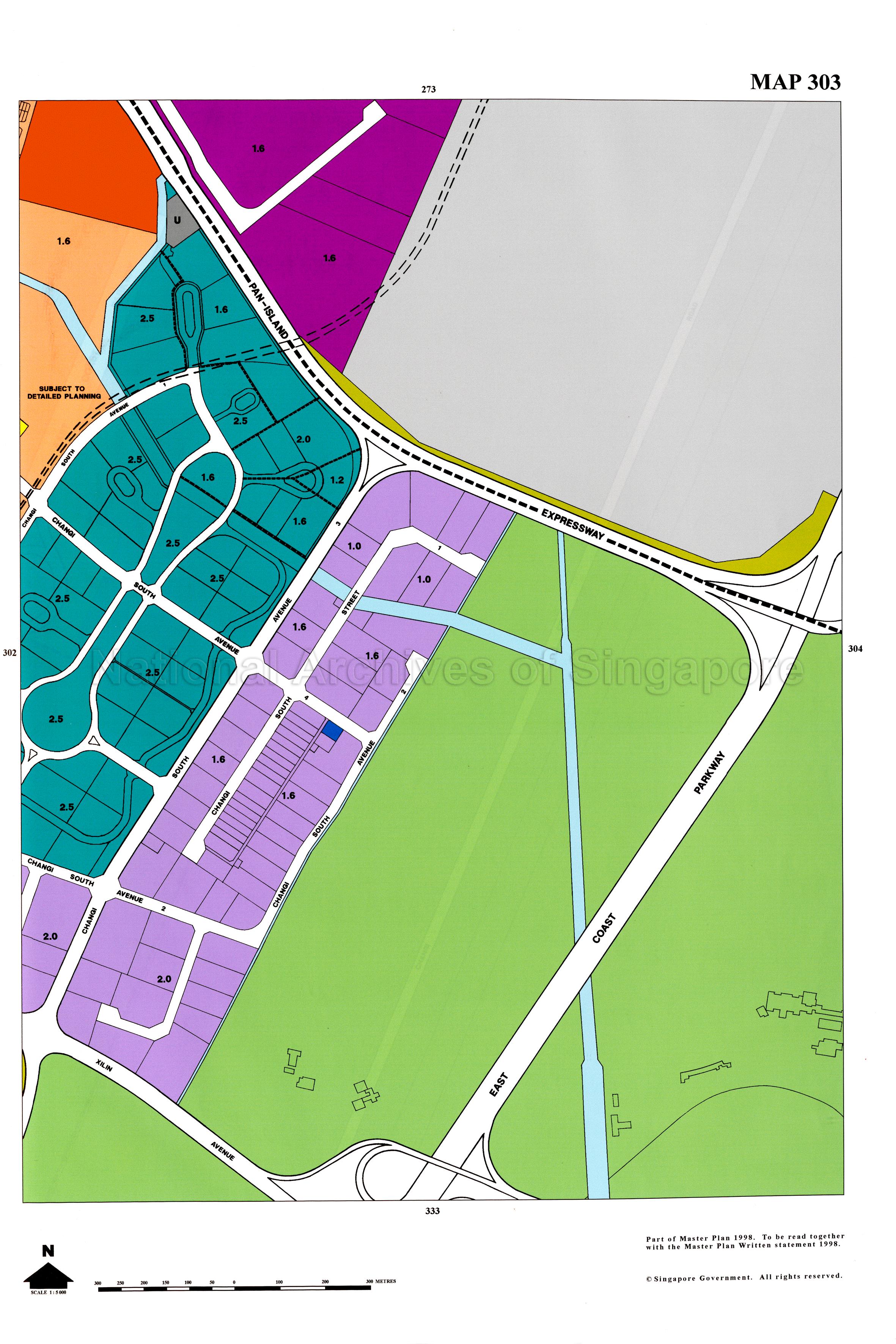 Master Plan 1998 Volume 2: Map 303