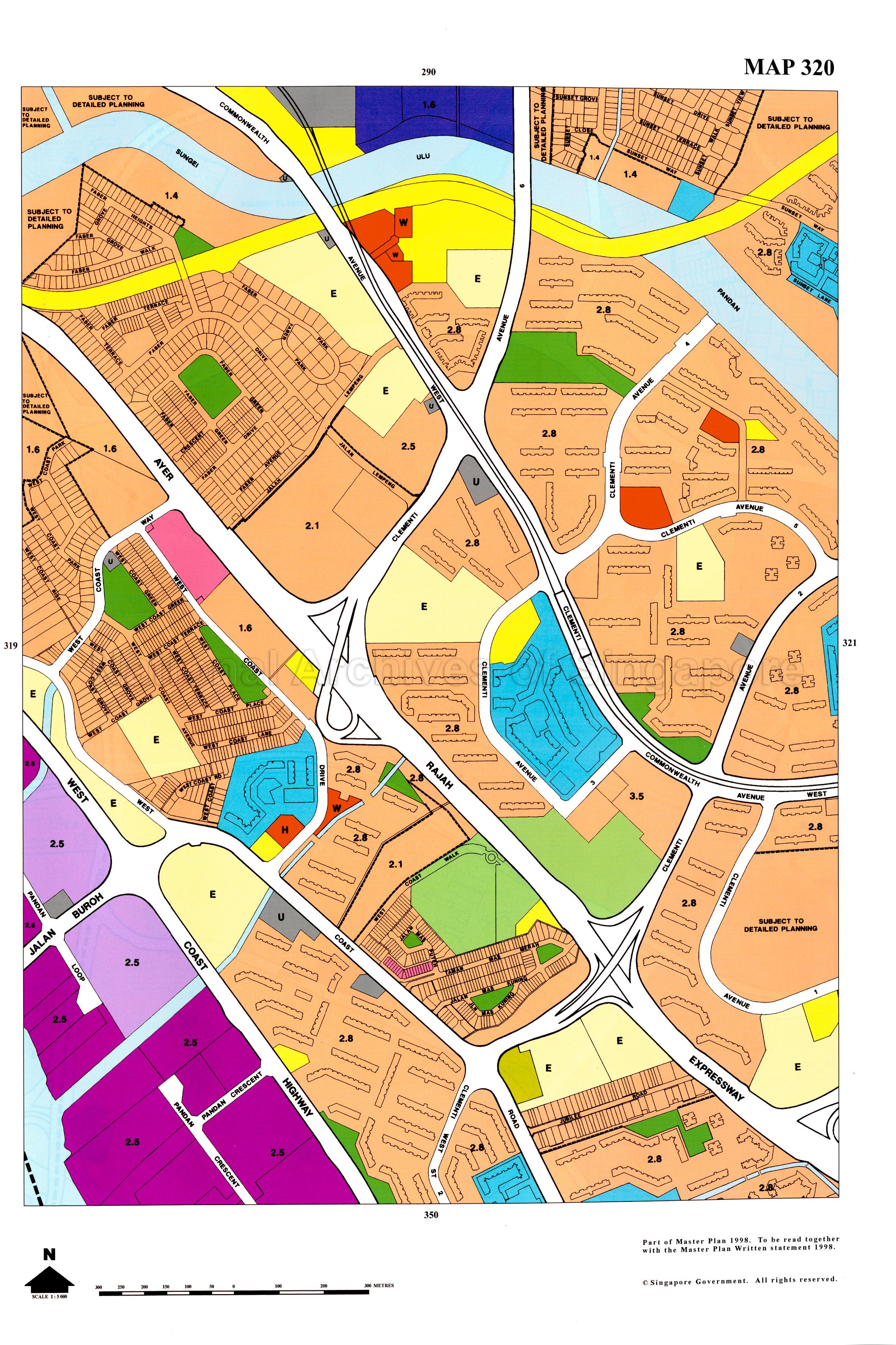 Master Plan 1998 Volume 2: Map 320