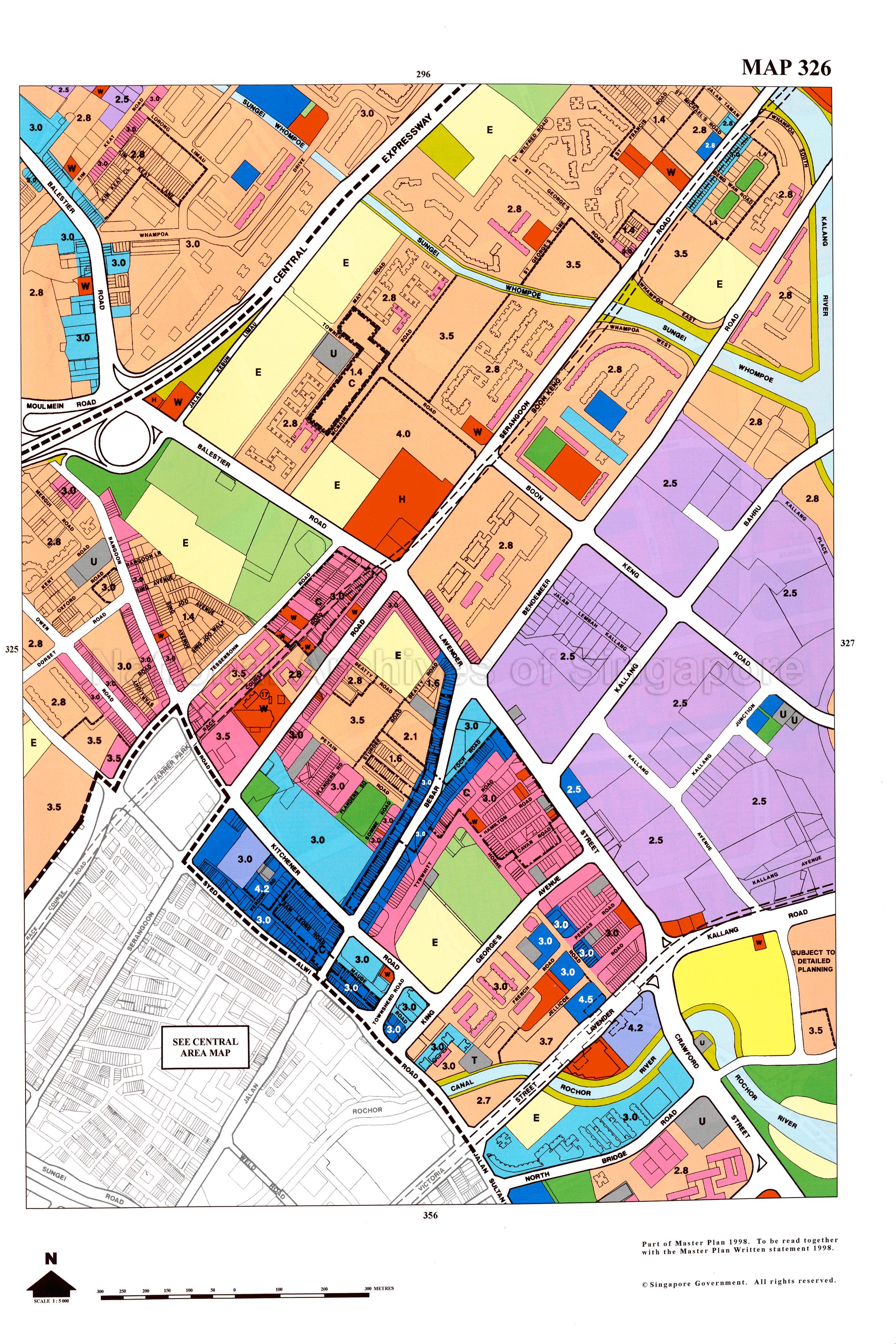Master Plan 1998 Volume 2: Map 326