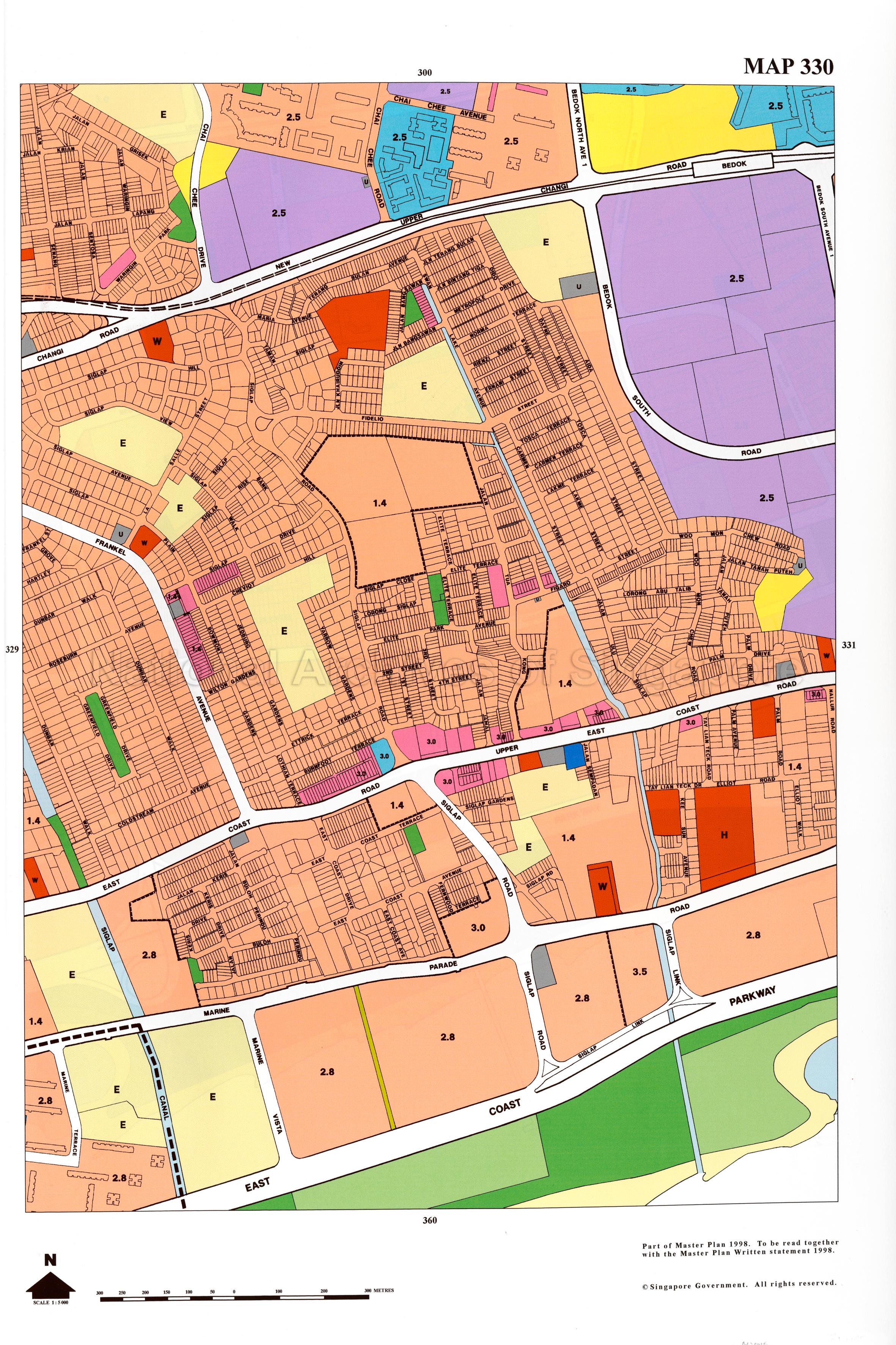 Master Plan 1998 Volume 2: Map 330