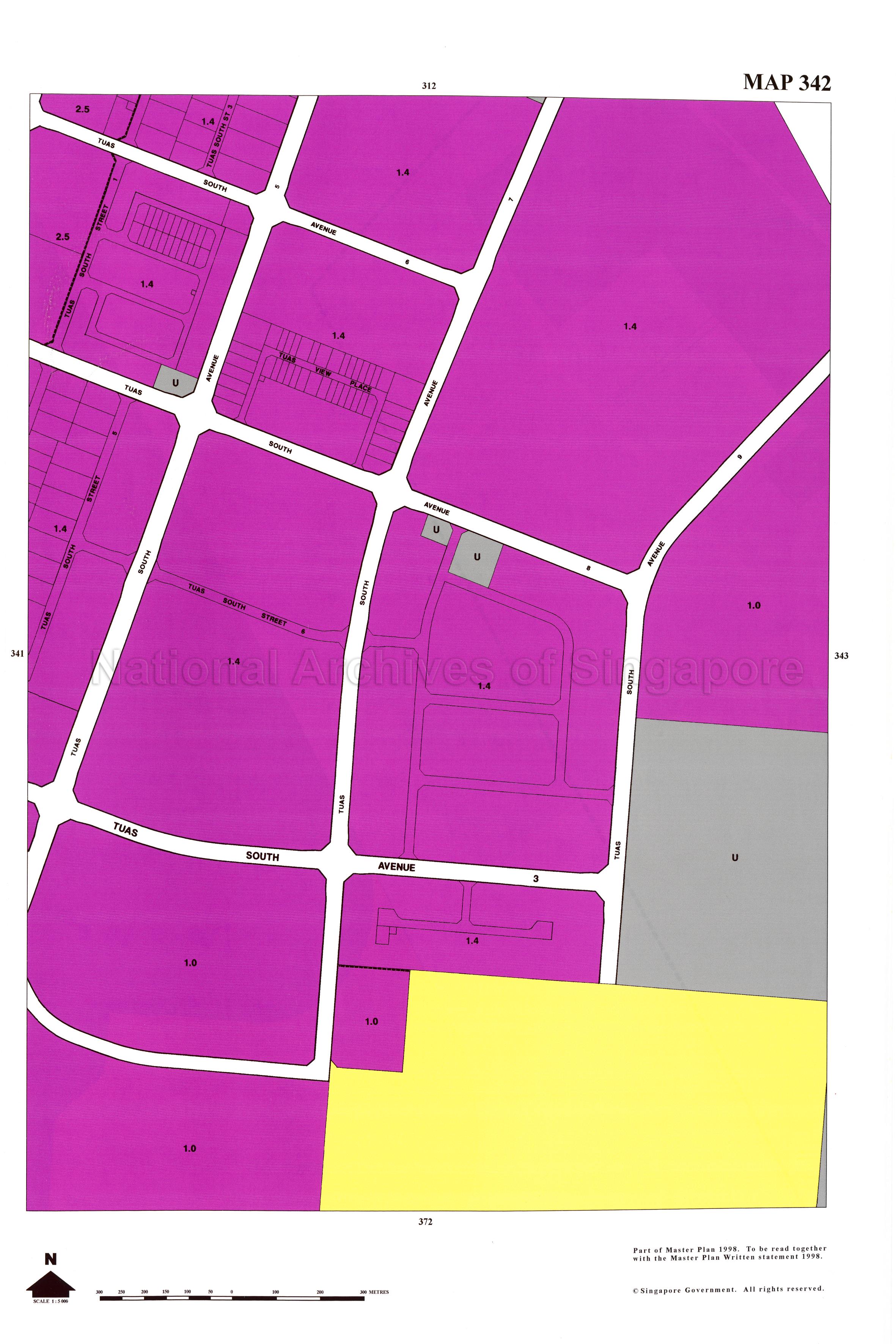 Master Plan 1998 Volume 2: Map 342