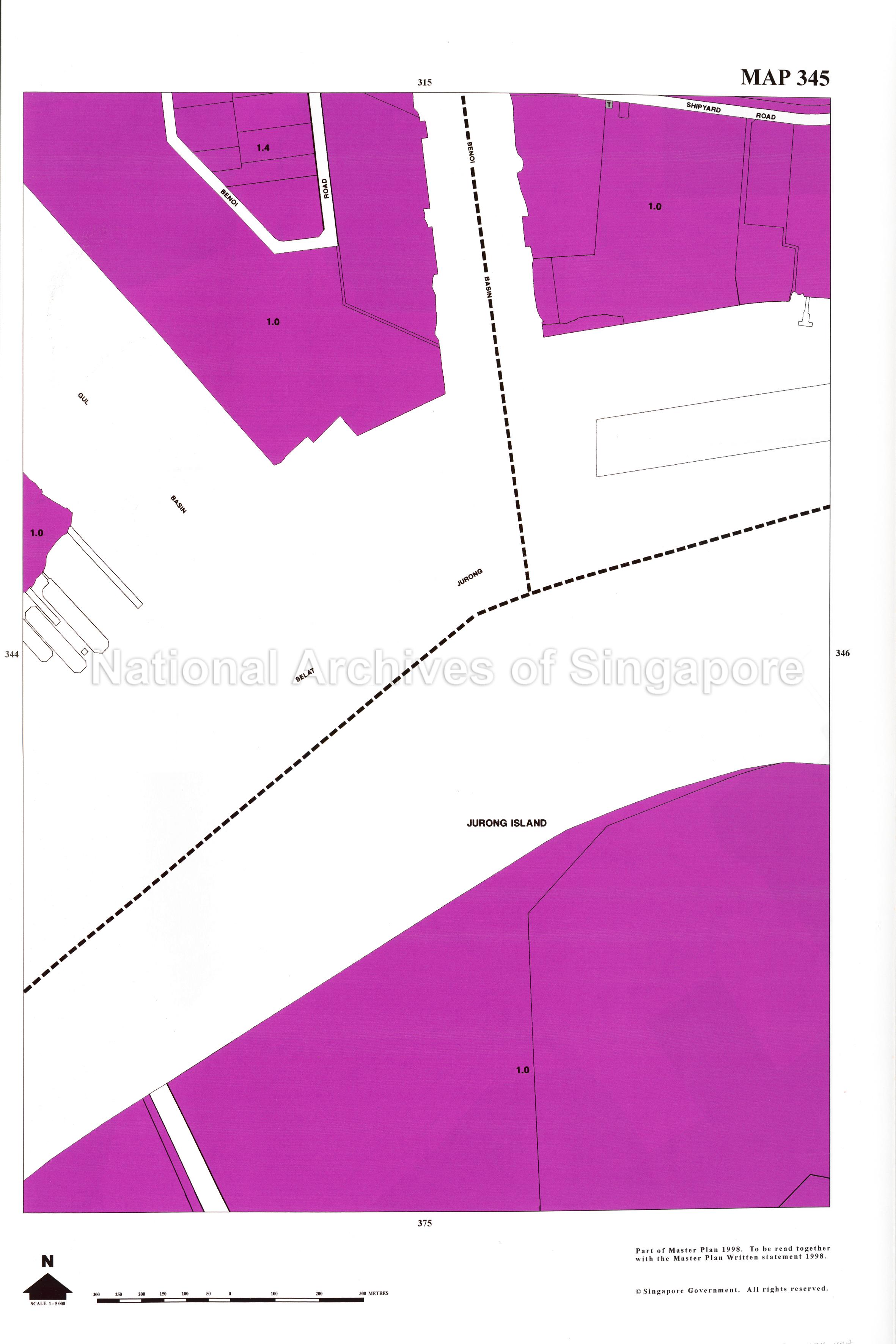 Master Plan 1998 Volume 2: Map 345