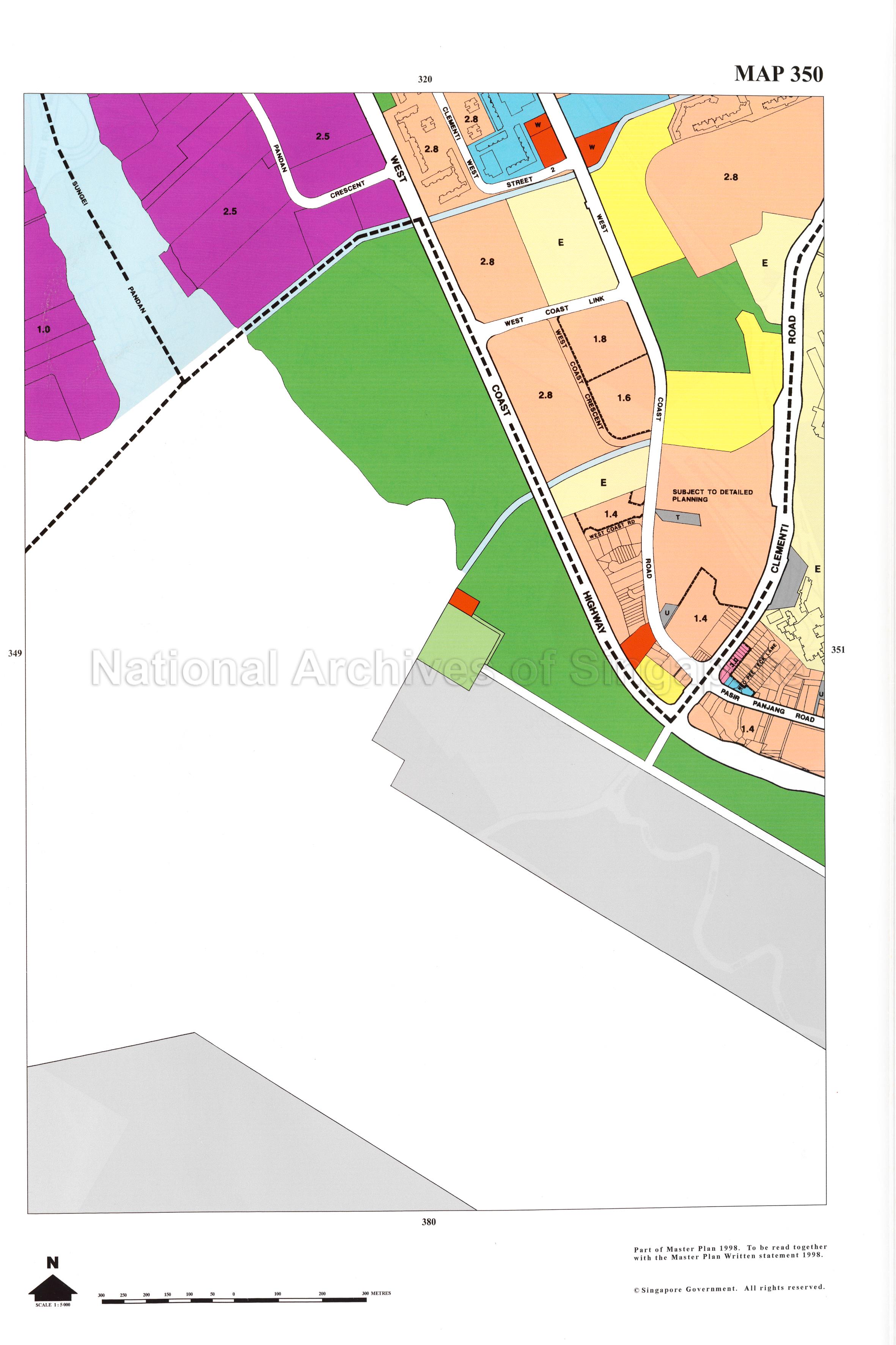 Master Plan 1998 Volume 2: Map 350