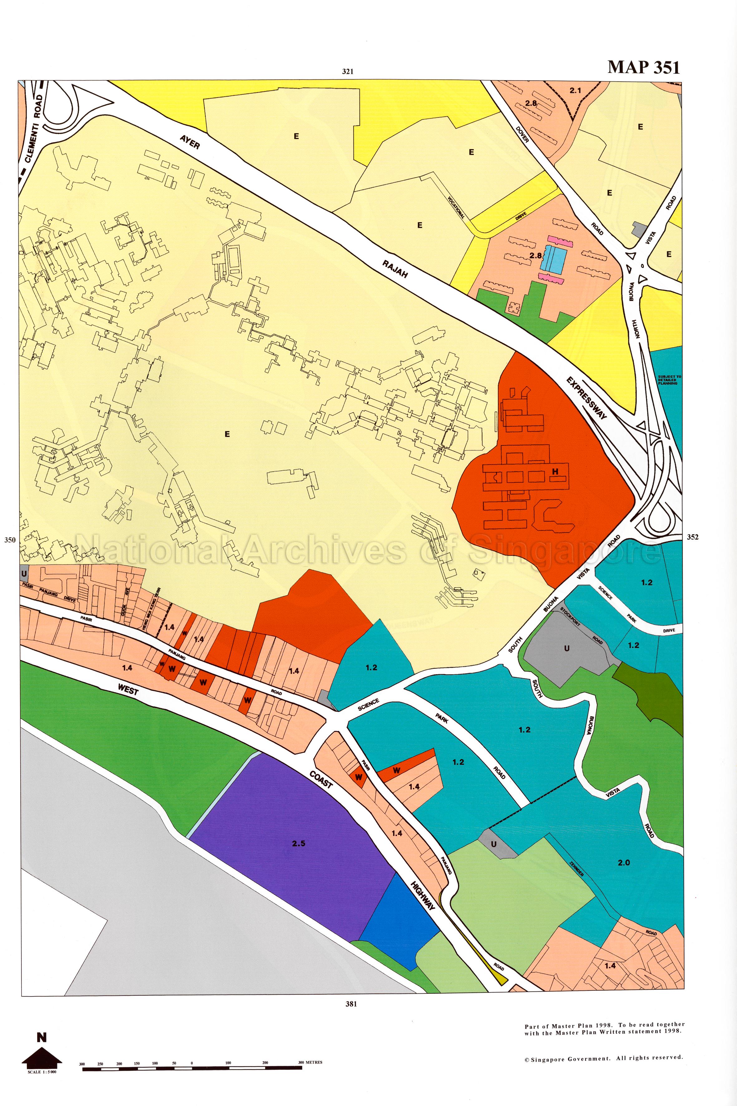 Master Plan 1998 Volume 2: Map 351