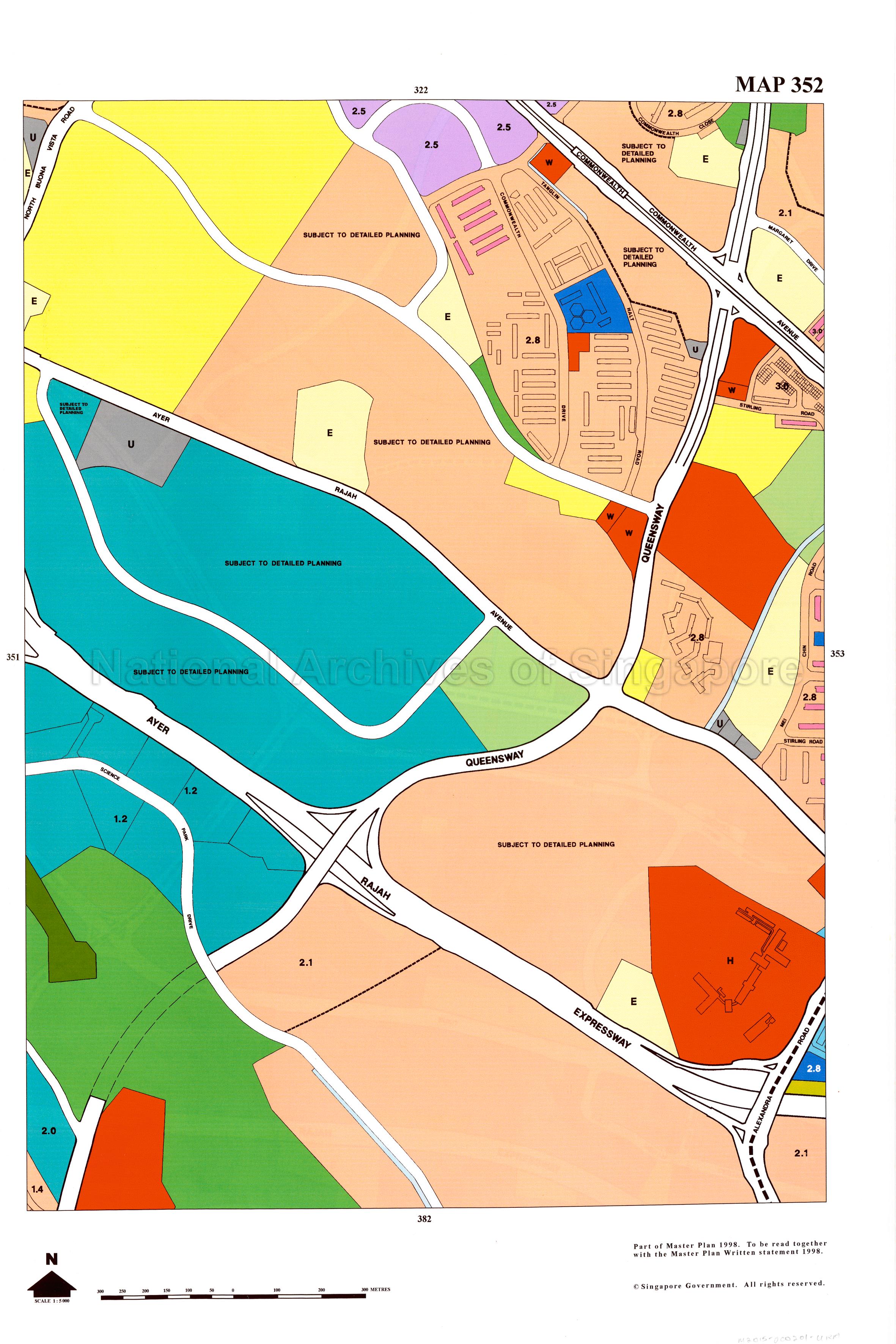 Master Plan 1998 Volume 2: Map 352
