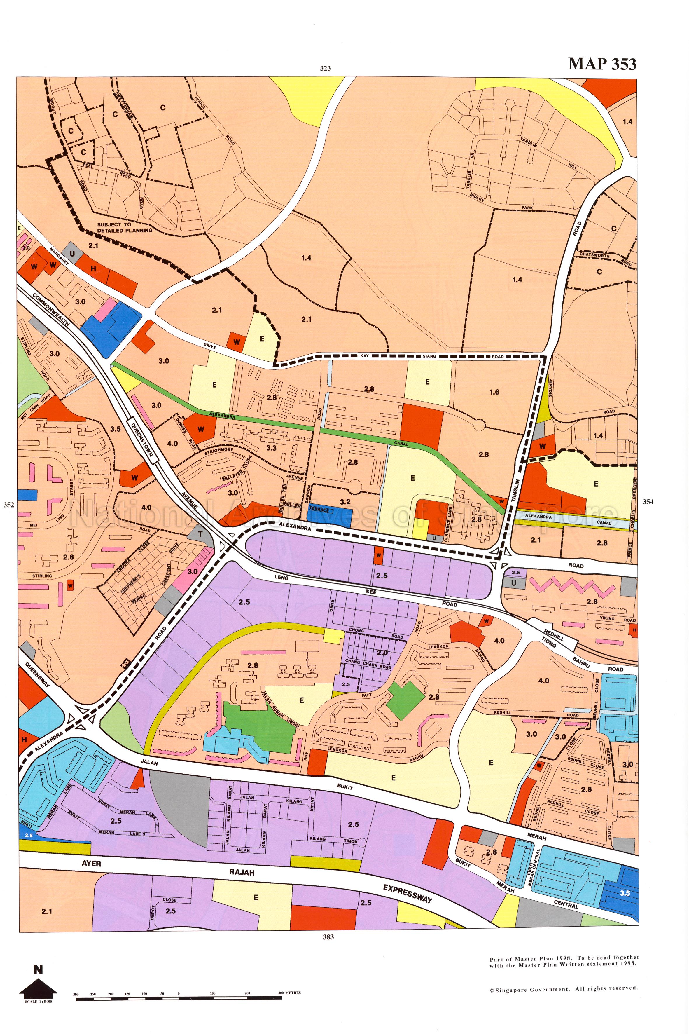Master Plan 1998 Volume 2: Map 353
