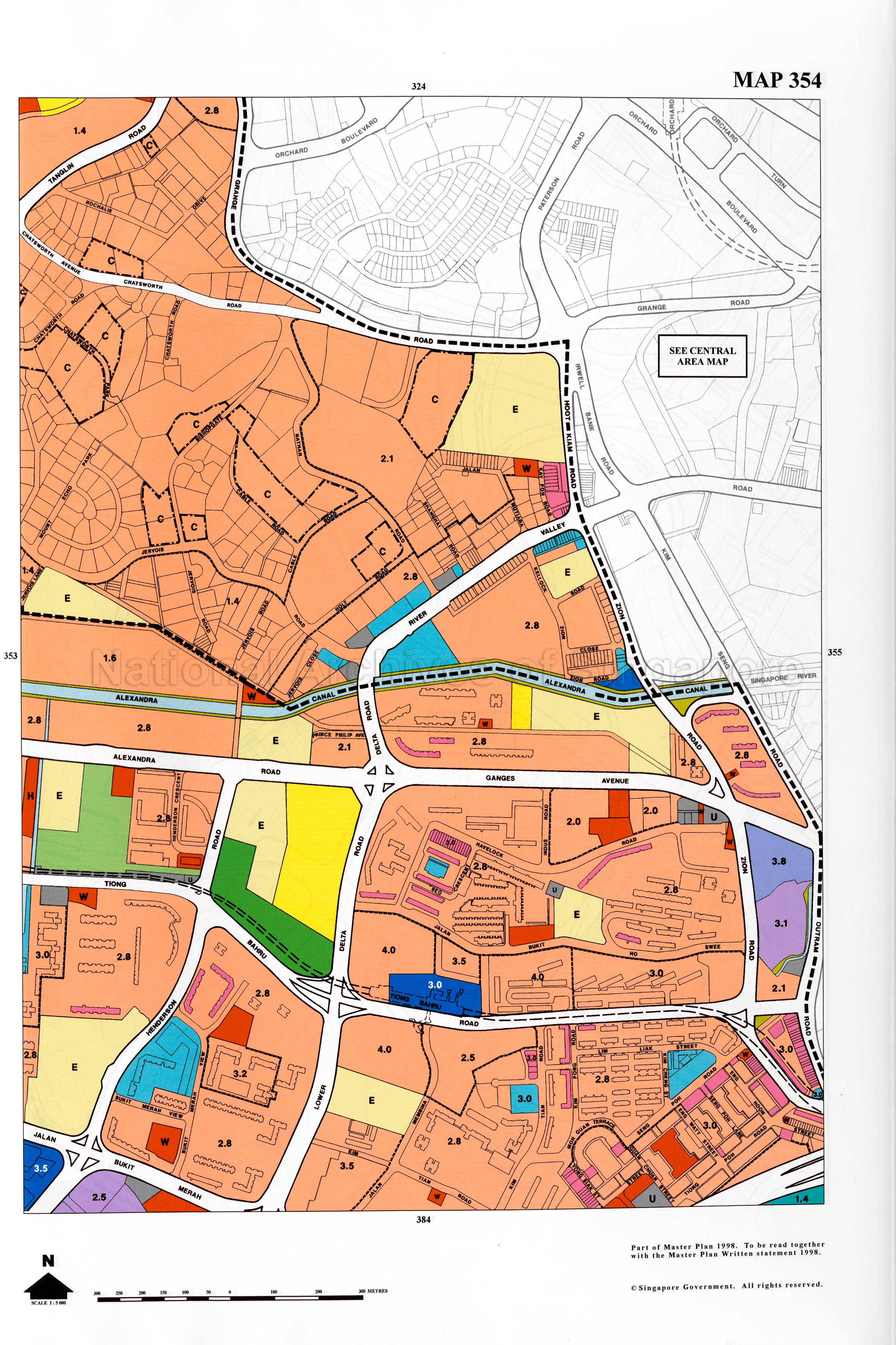 Master Plan 1998 Volume 2: Map 354
