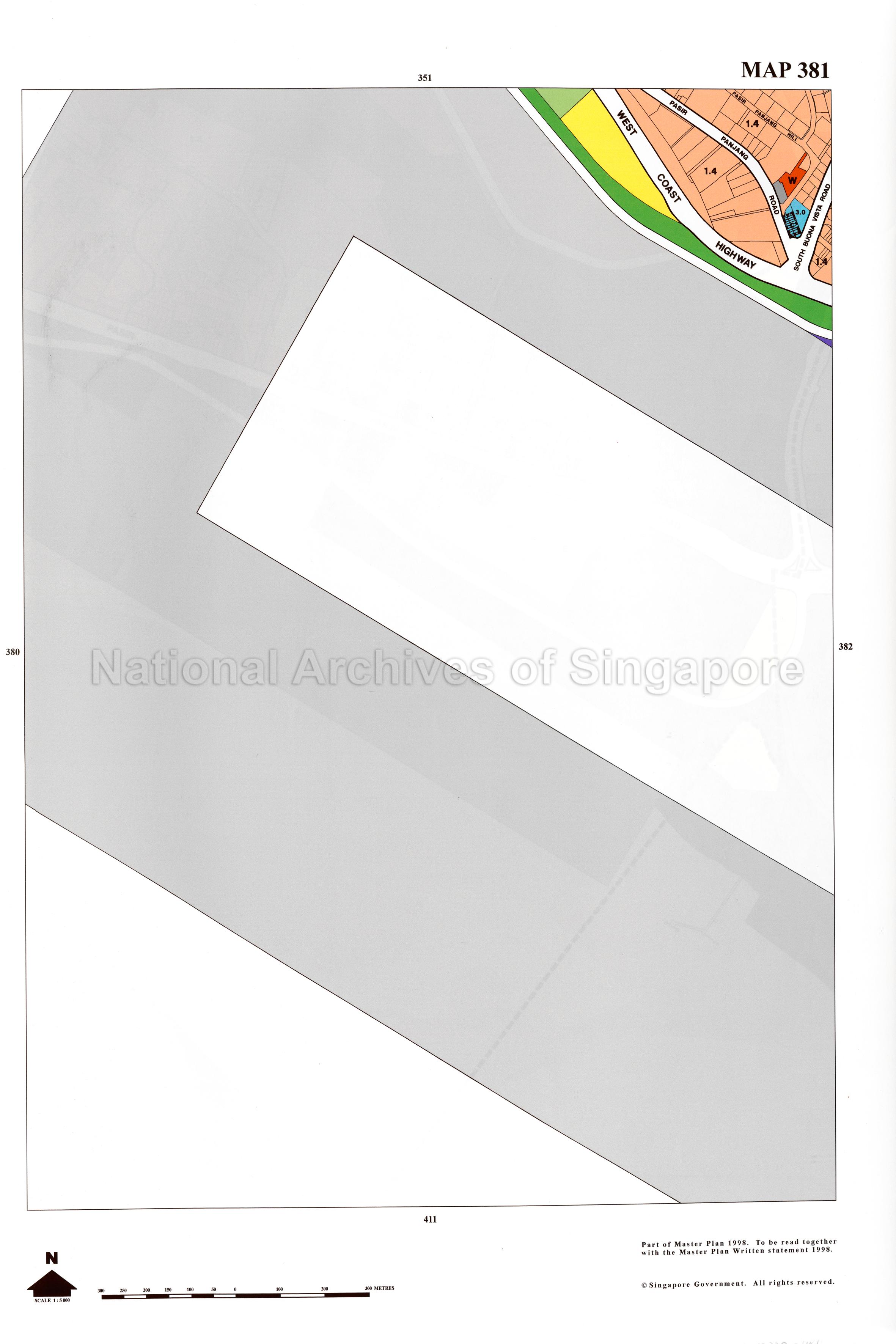 Master Plan 1998 Volume 2: Map 381