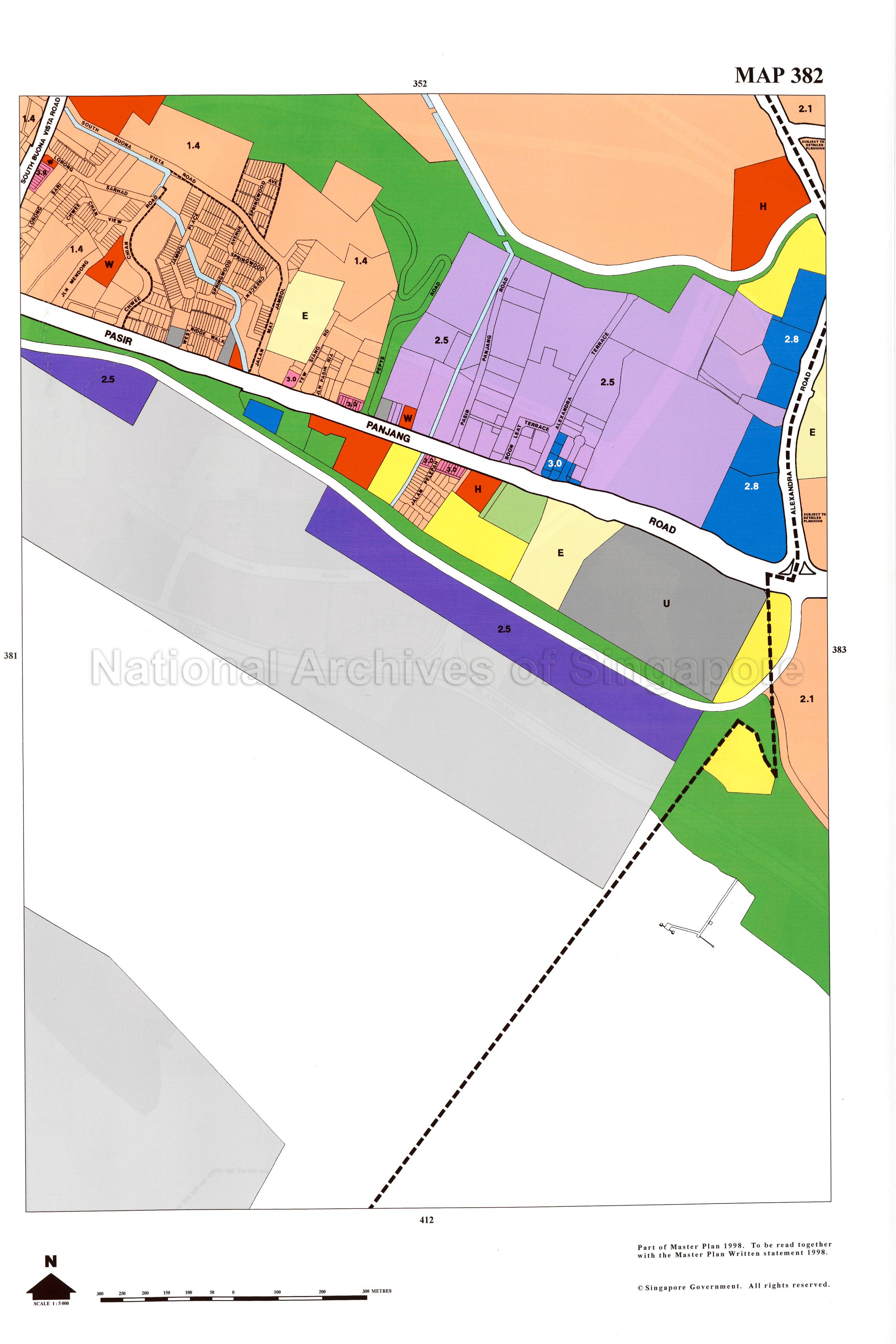Master Plan 1998 Volume 2: Map 382