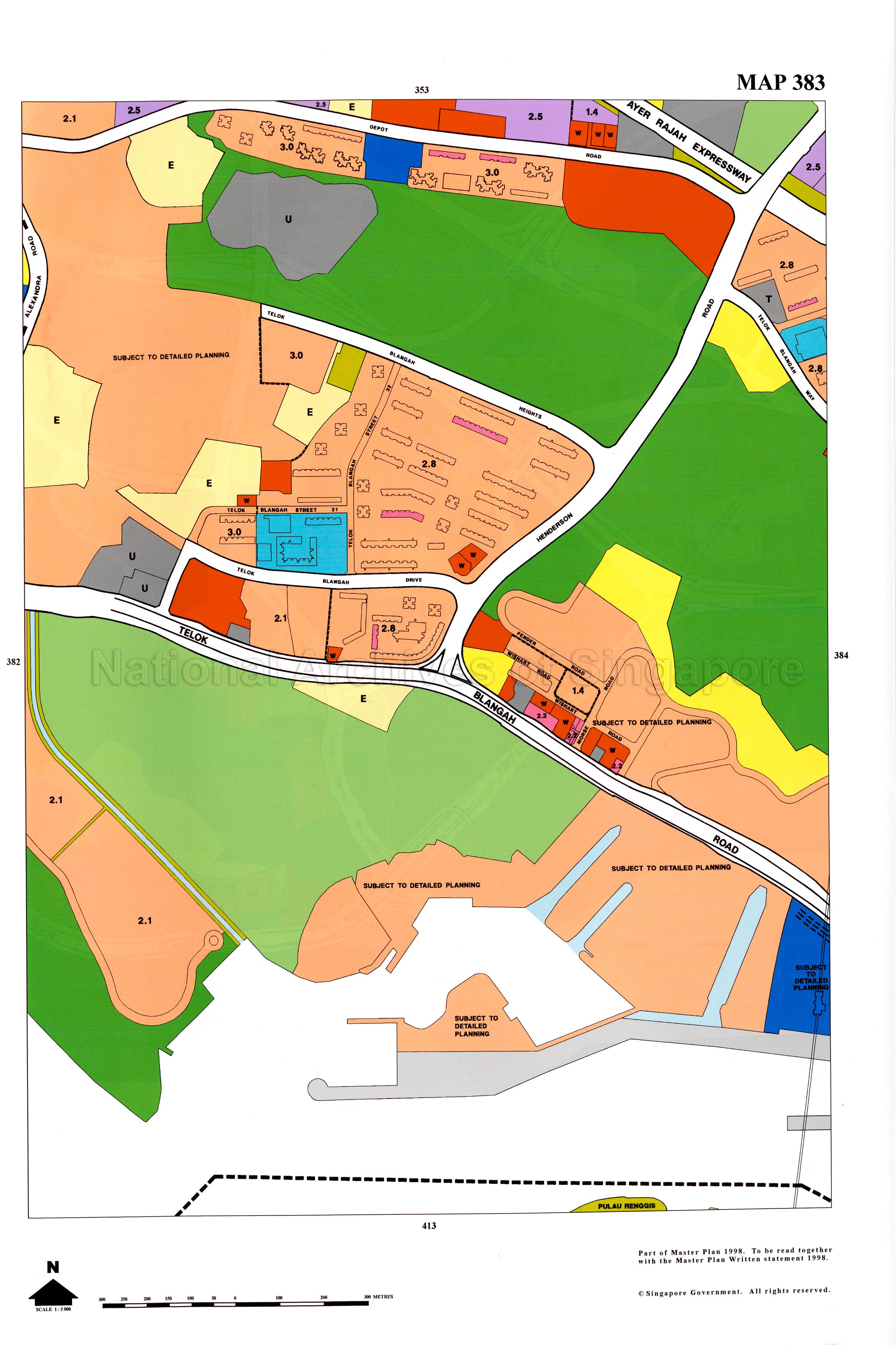 Master Plan 1998 Volume 2: Map 383