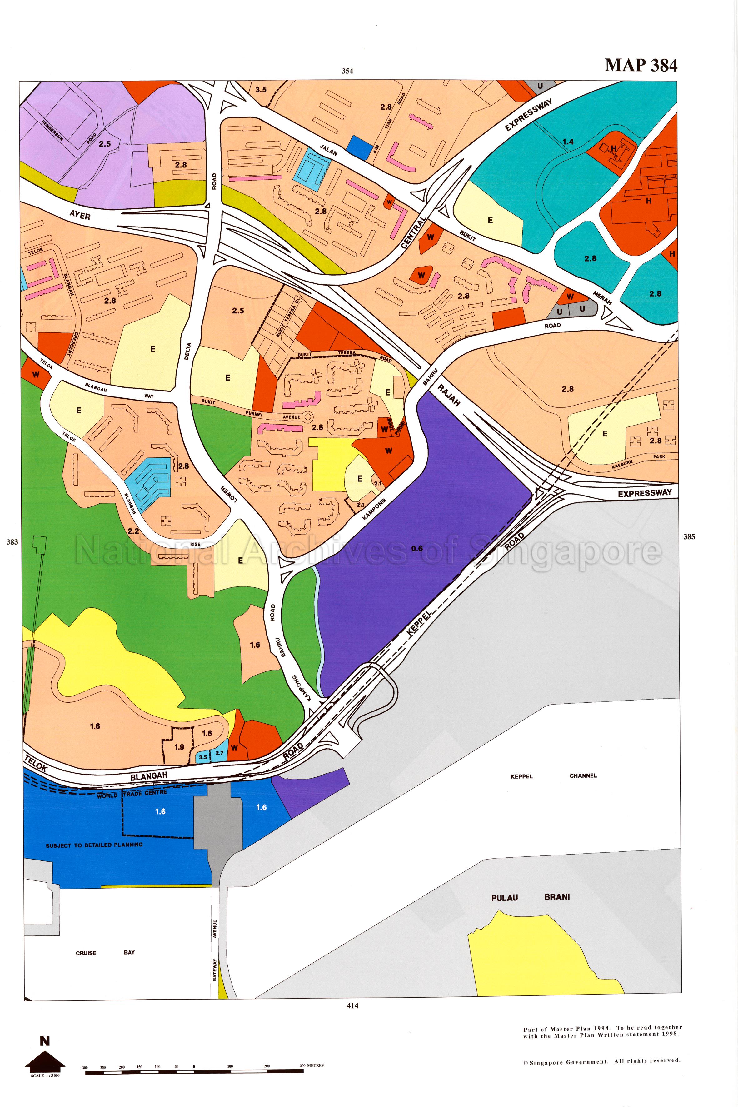 Master Plan 1998 Volume 2: Map 384