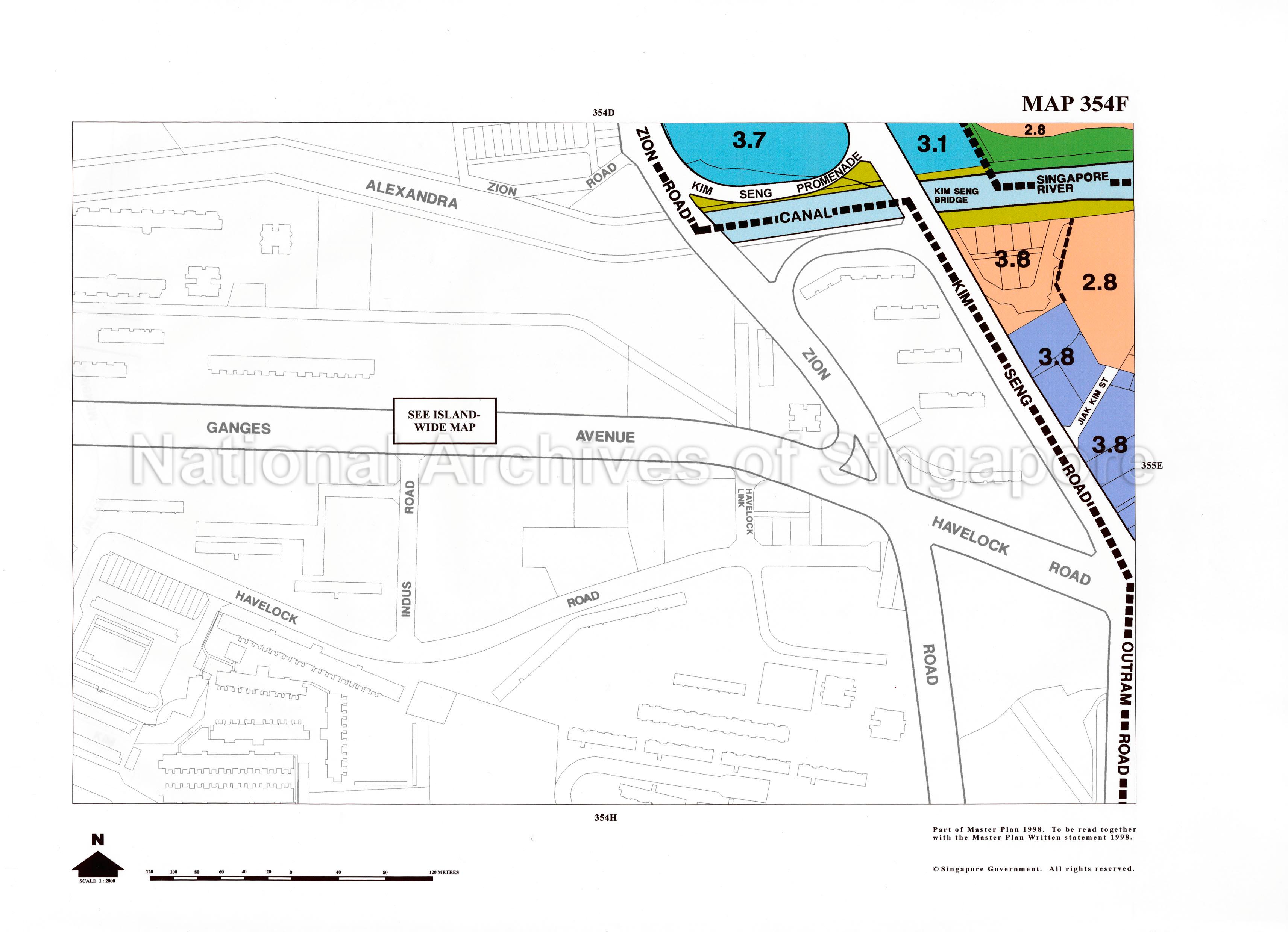 Master Plan 1998 Volume 3: Map 354F