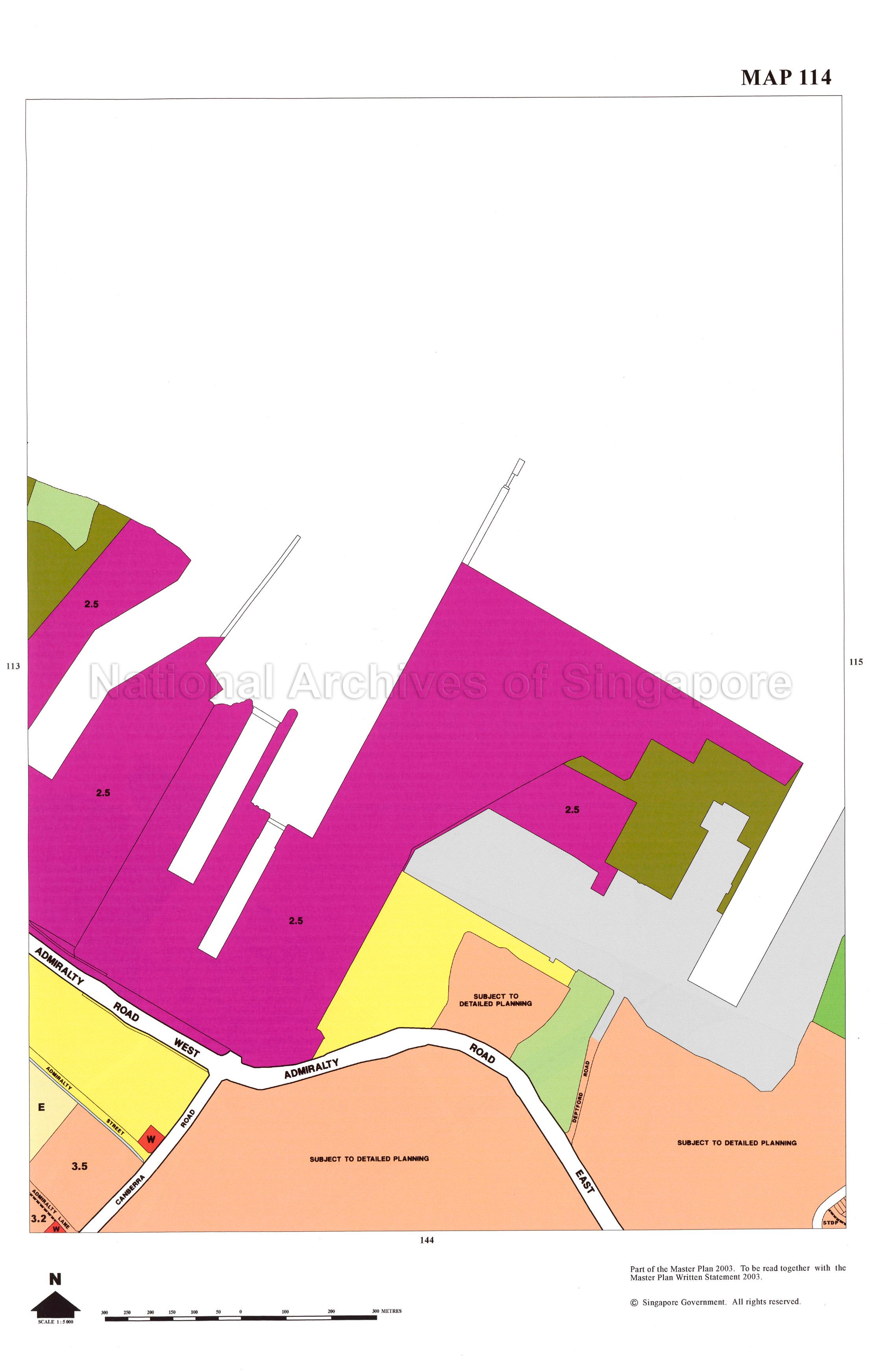 Master Plan 2003 Volume 1: Map 114