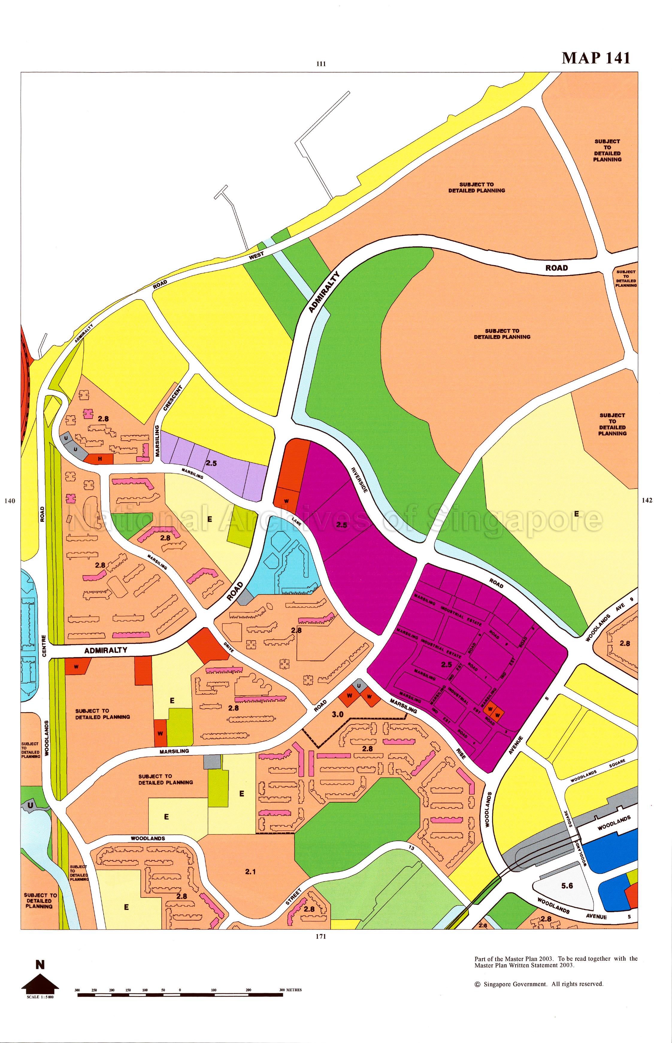 Master Plan 2003 Volume 1: Map 141