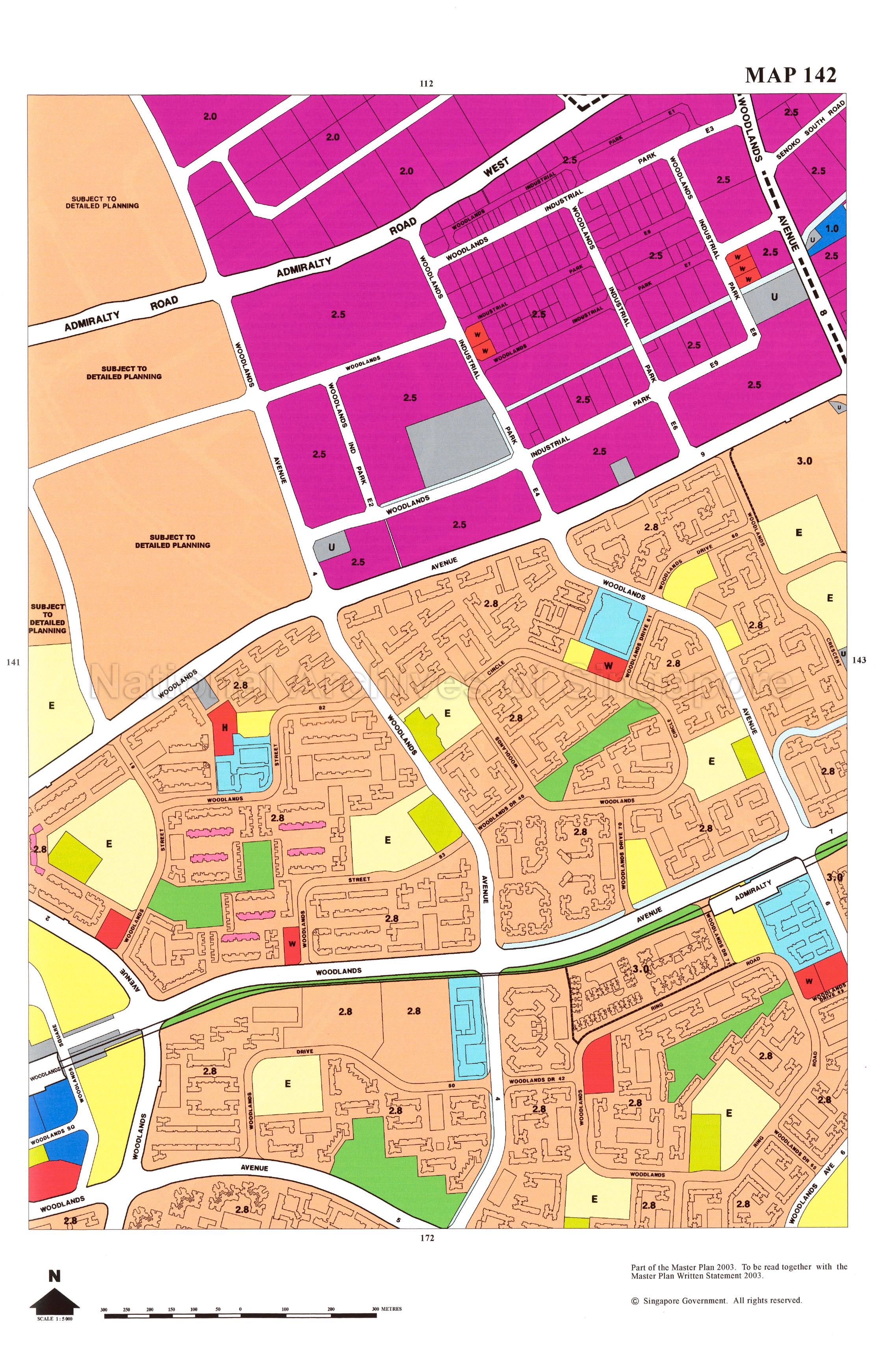 Master Plan 2003 Volume 1: Map 142