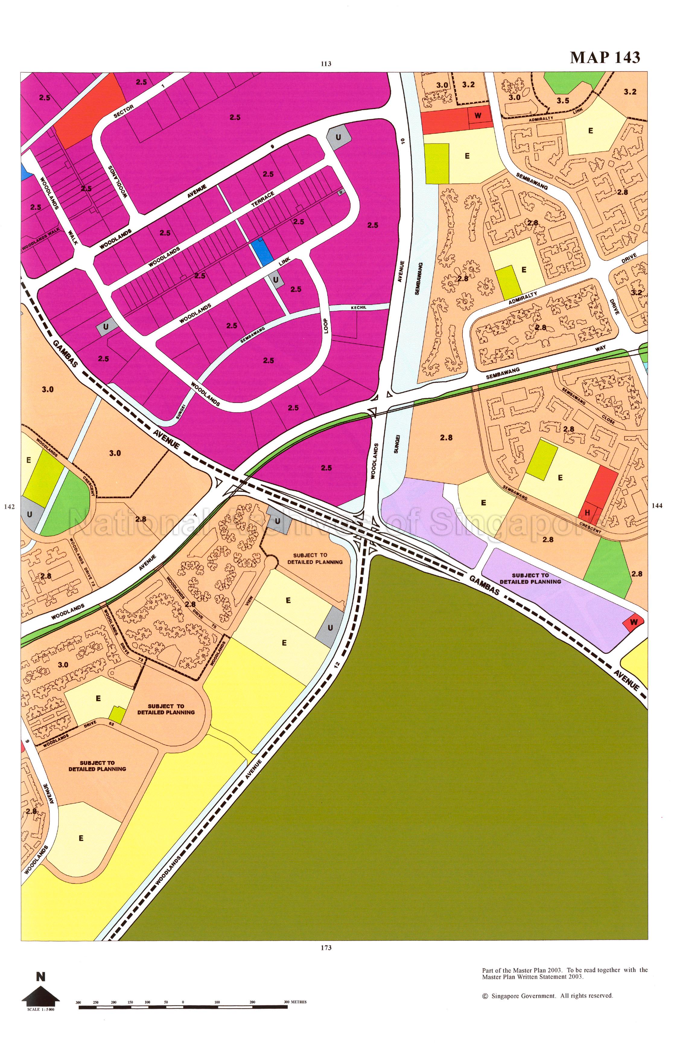Master Plan 2003 Volume 1: Map 143