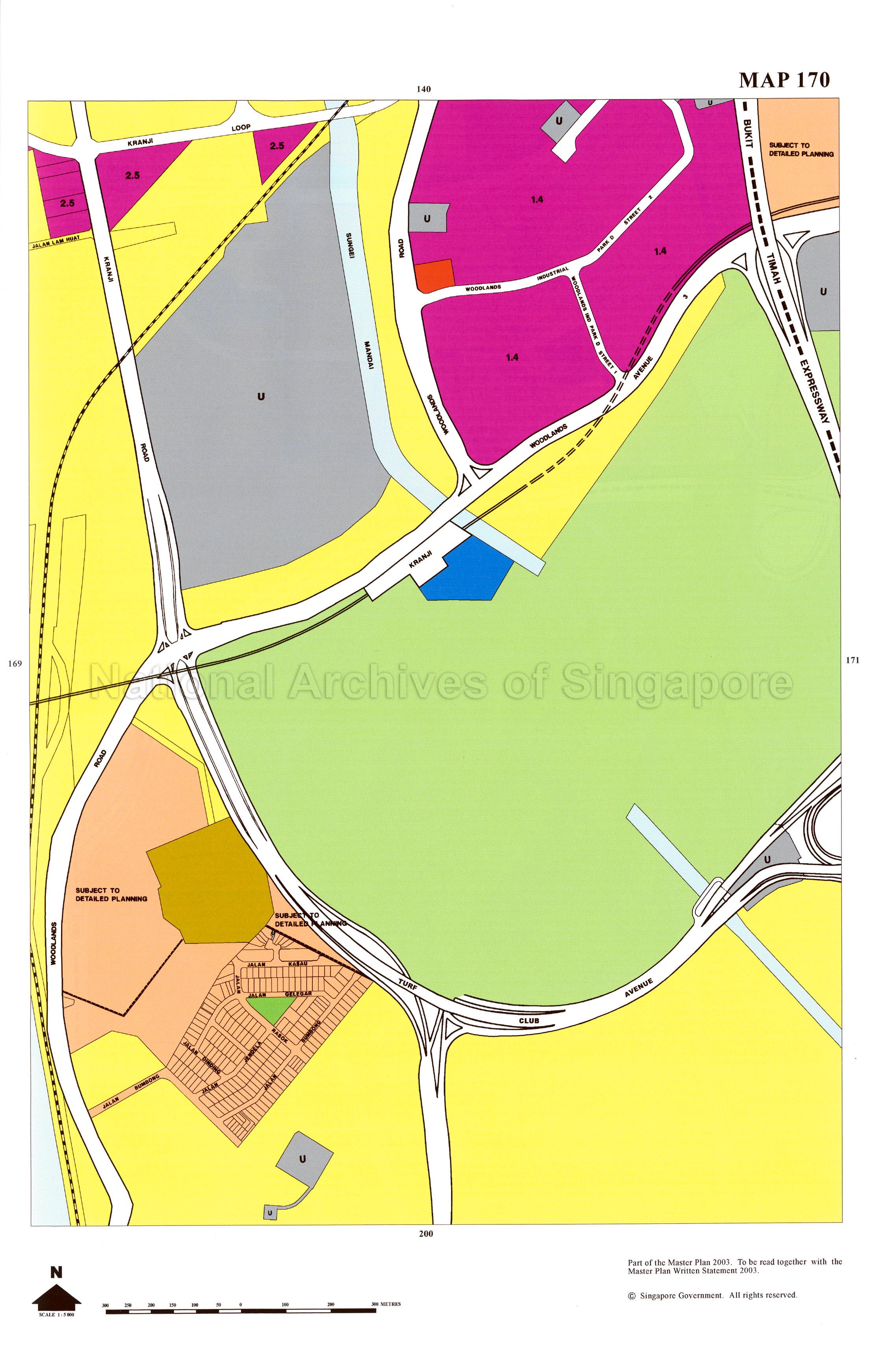 Master Plan 2003 Volume 1: Map 170