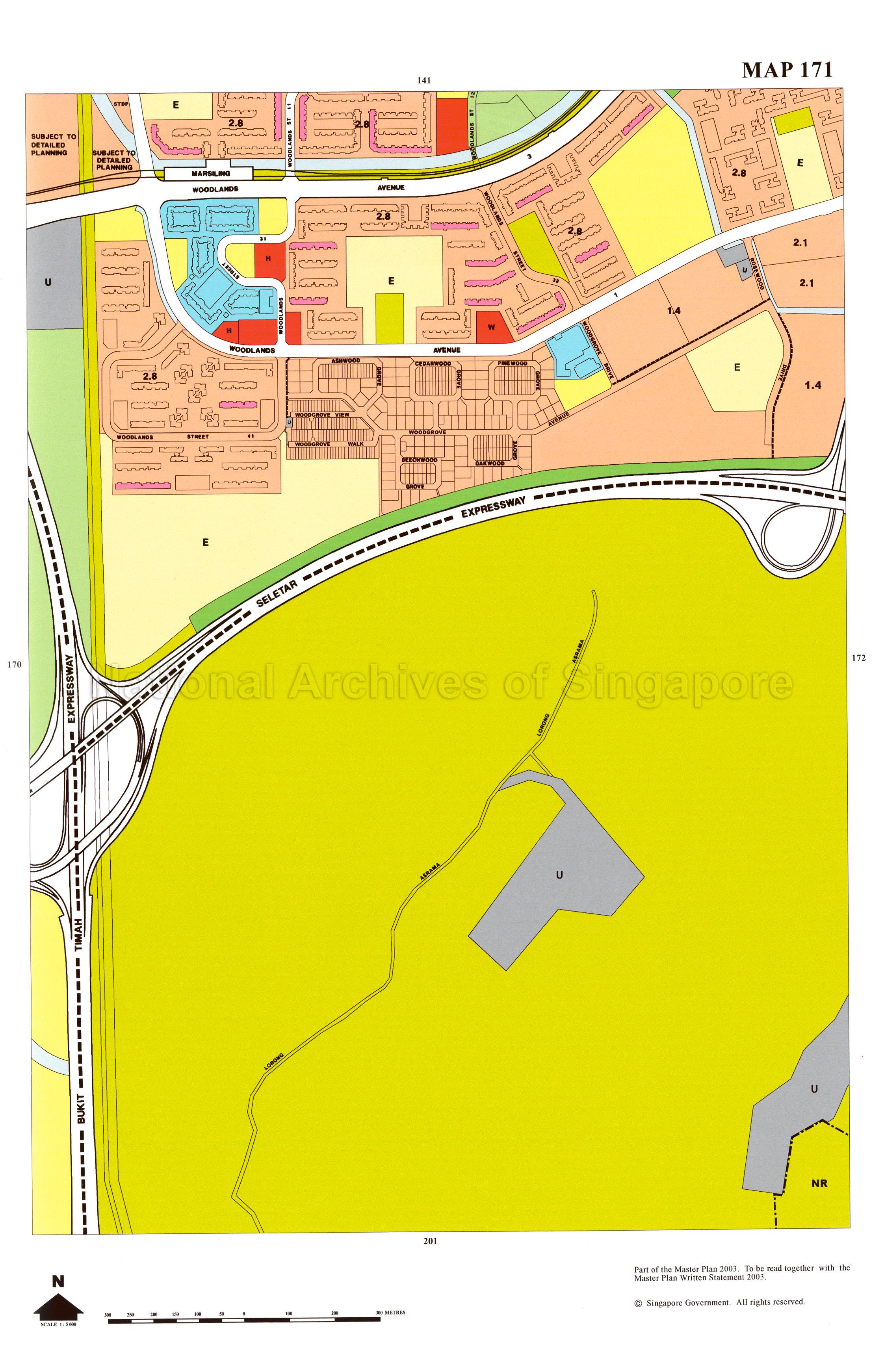 Master Plan 2003 Volume 1: Map 171
