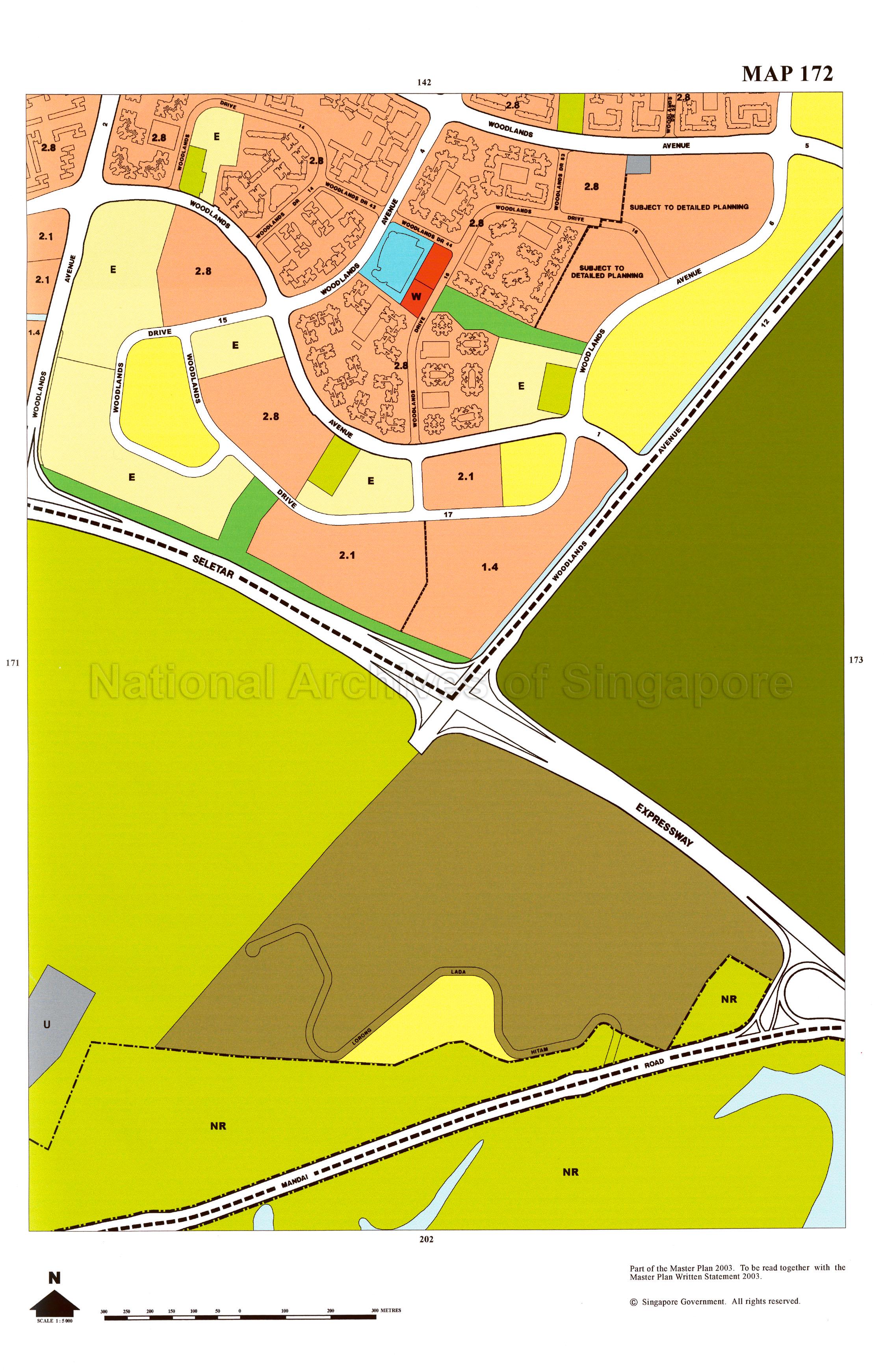 Master Plan 2003 Volume 1: Map 172