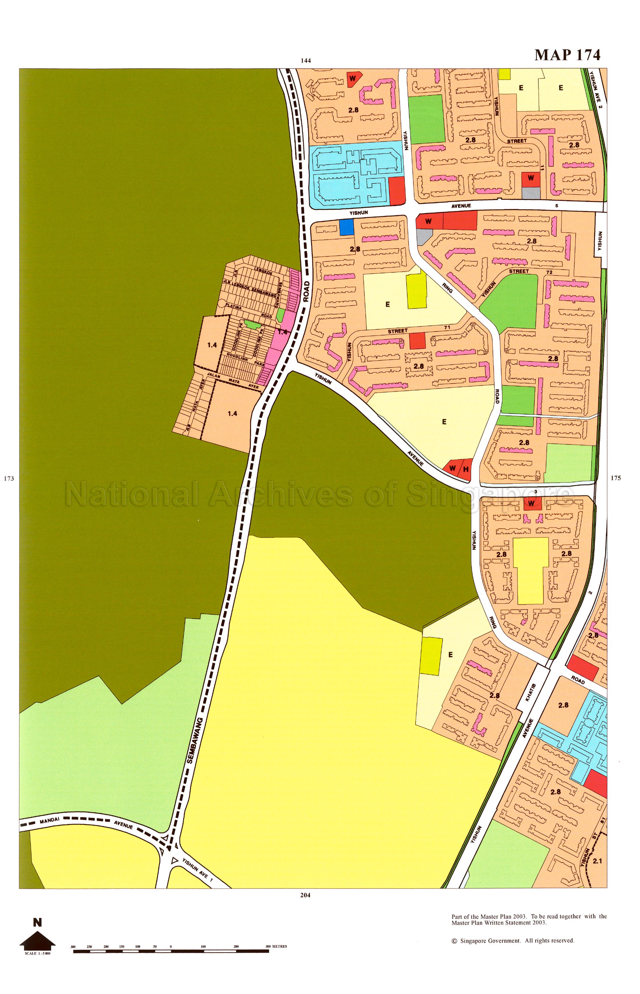 Master Plan 2003 Volume 1: Map 174