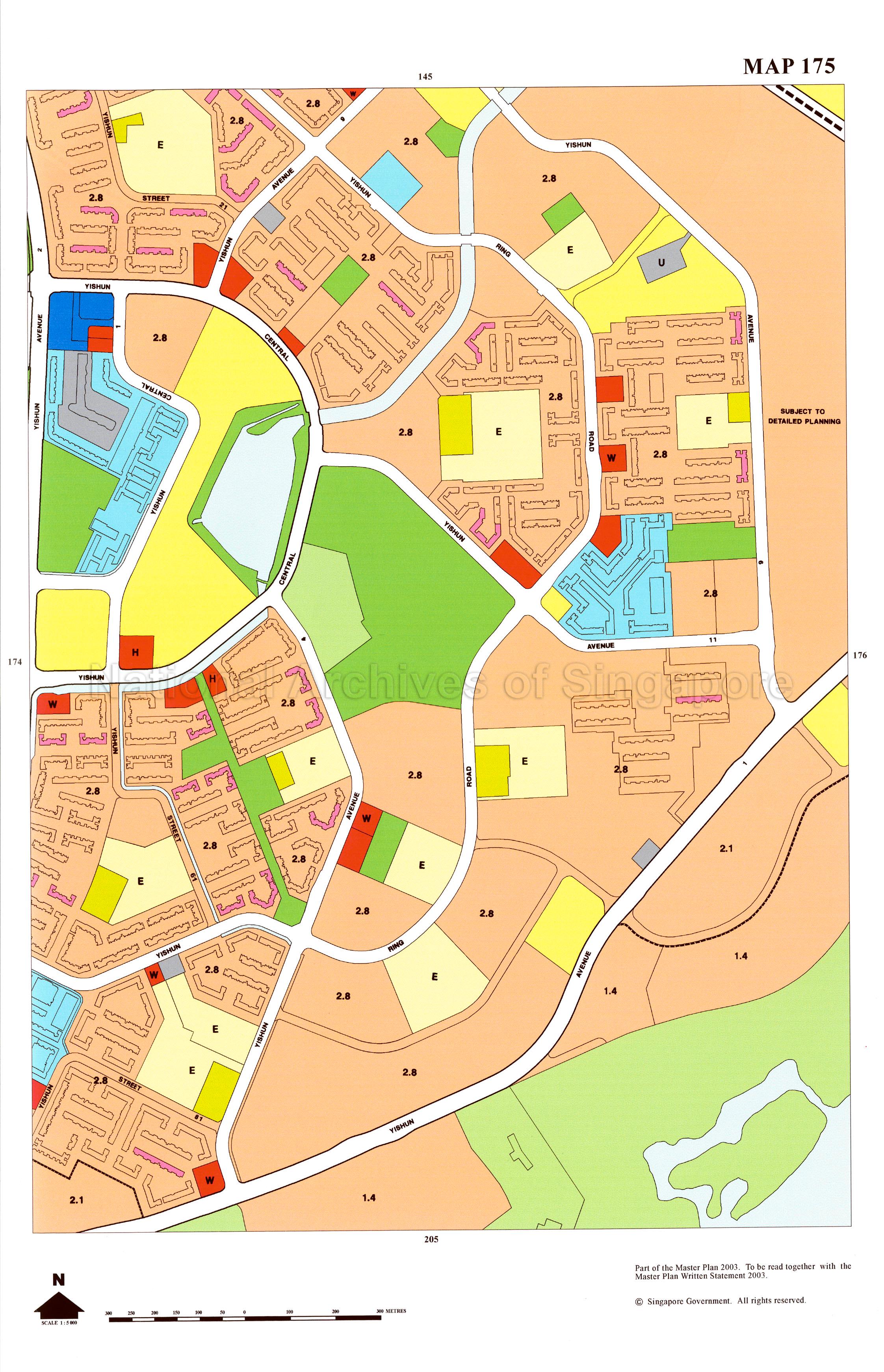 Master Plan 2003 Volume 1: Map 175