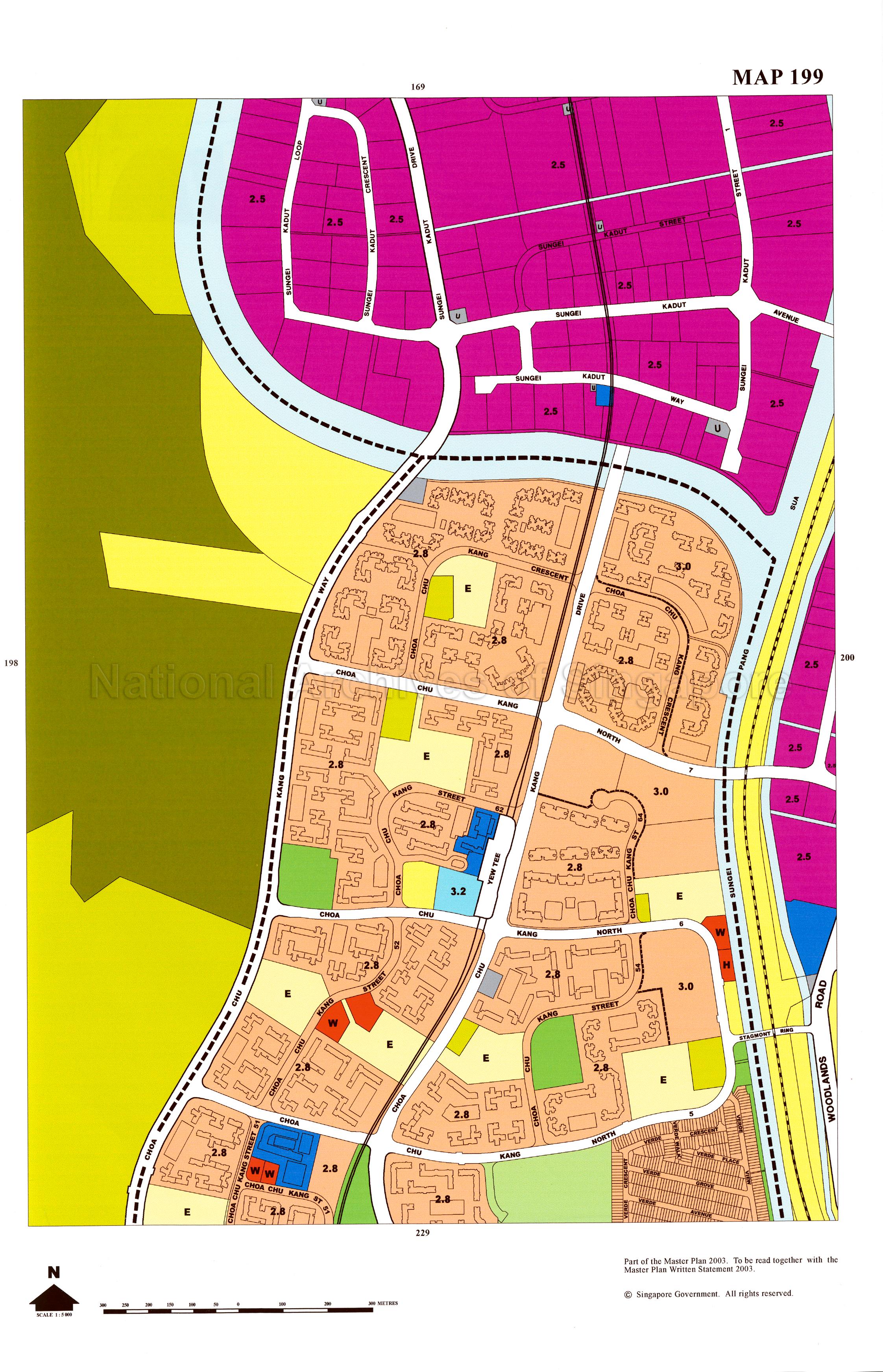 Master Plan 2003 Volume 1: Map 199