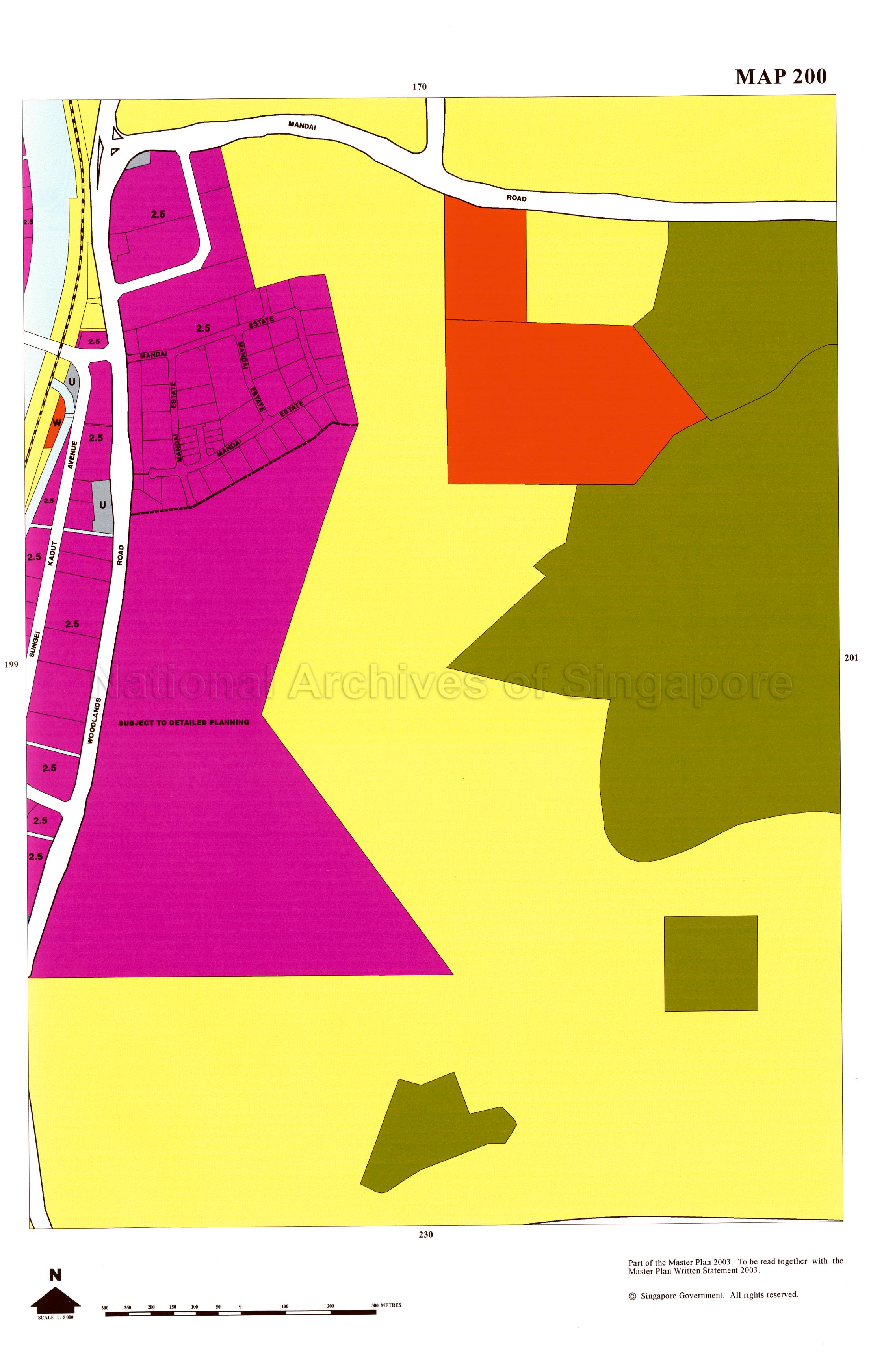 Master Plan 2003 Volume 1: Map 200