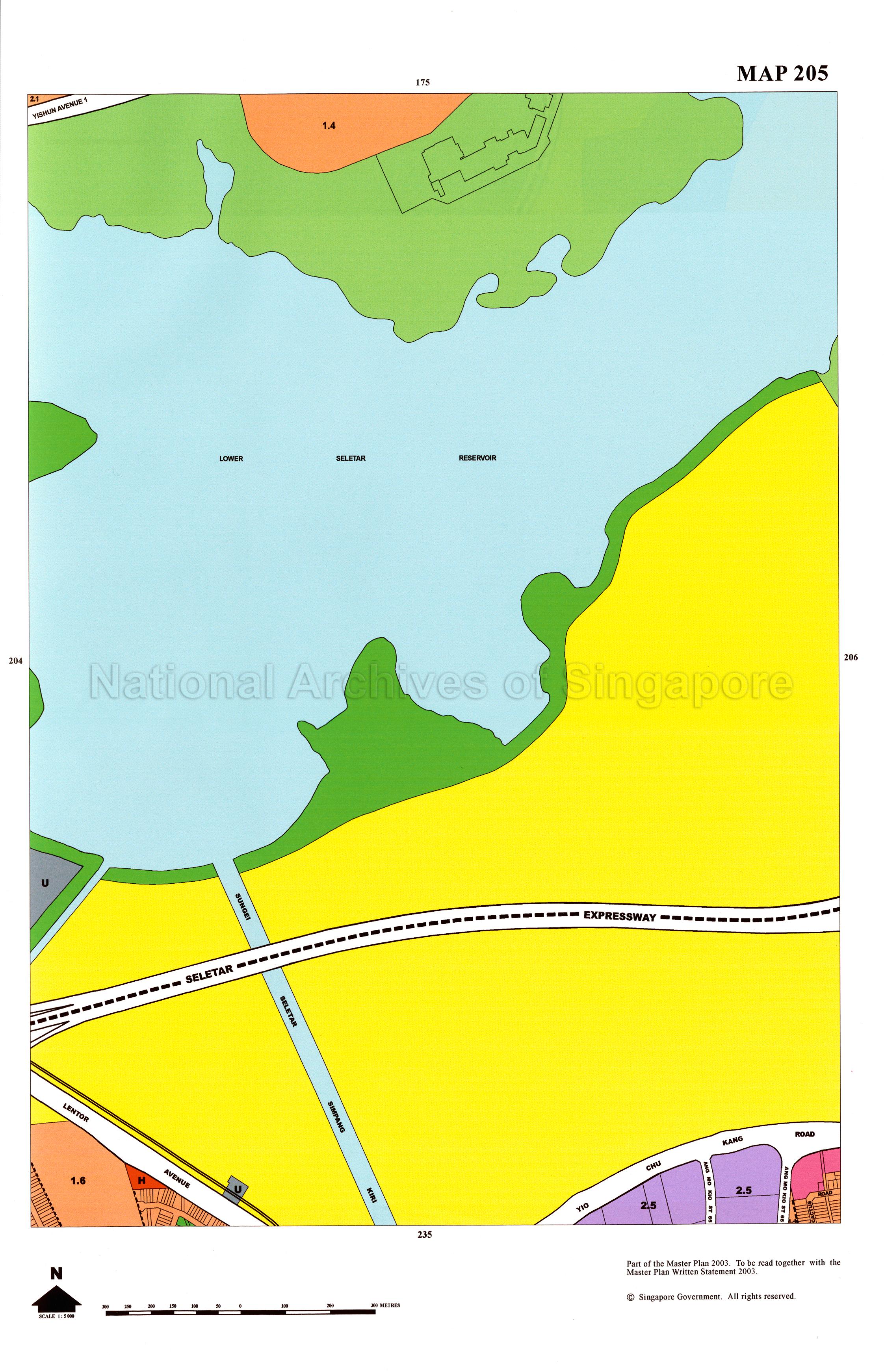 Master Plan 2003 Volume 1: Map 205