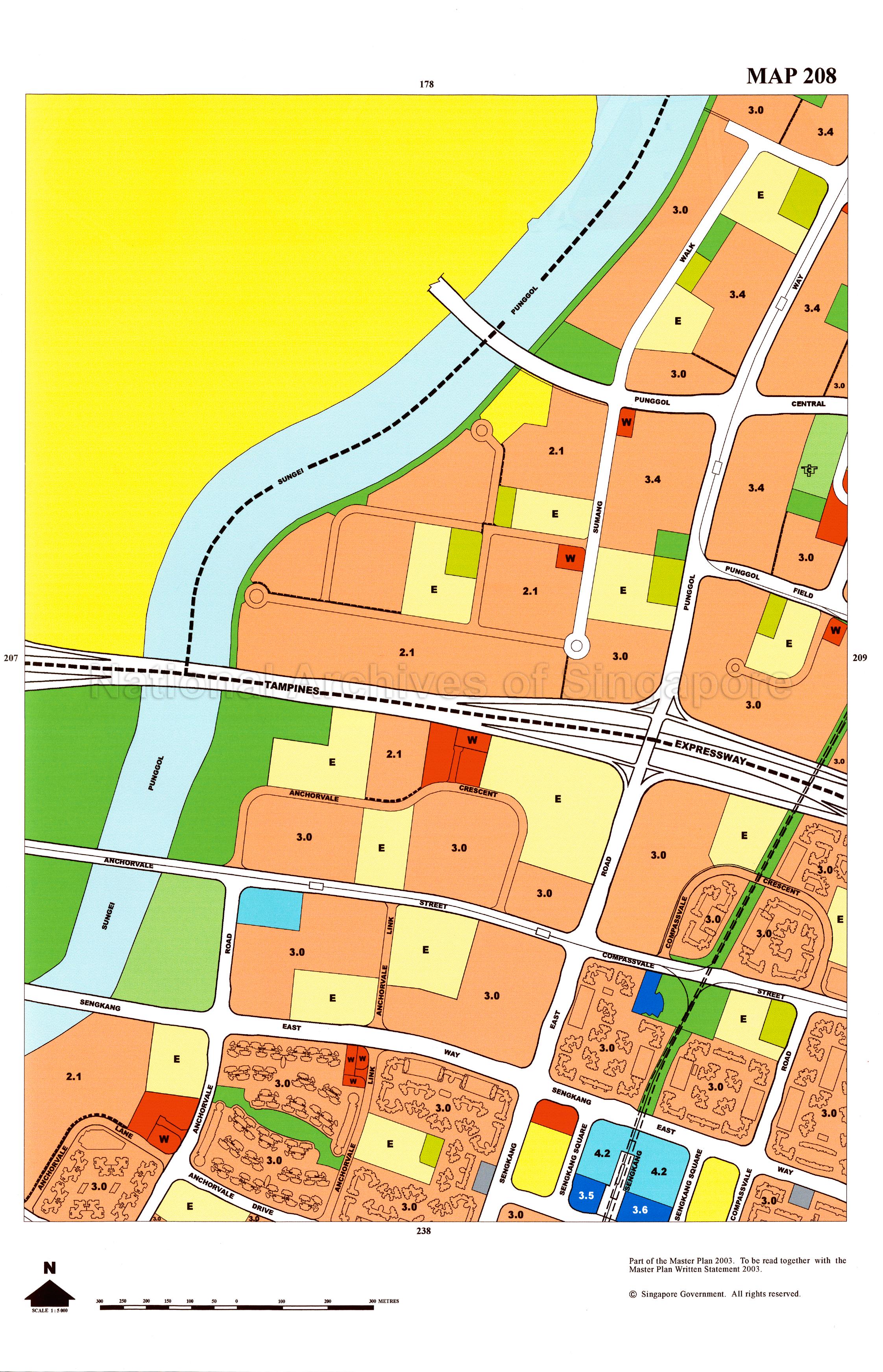 Master Plan 2003 Volume 1: Map 208