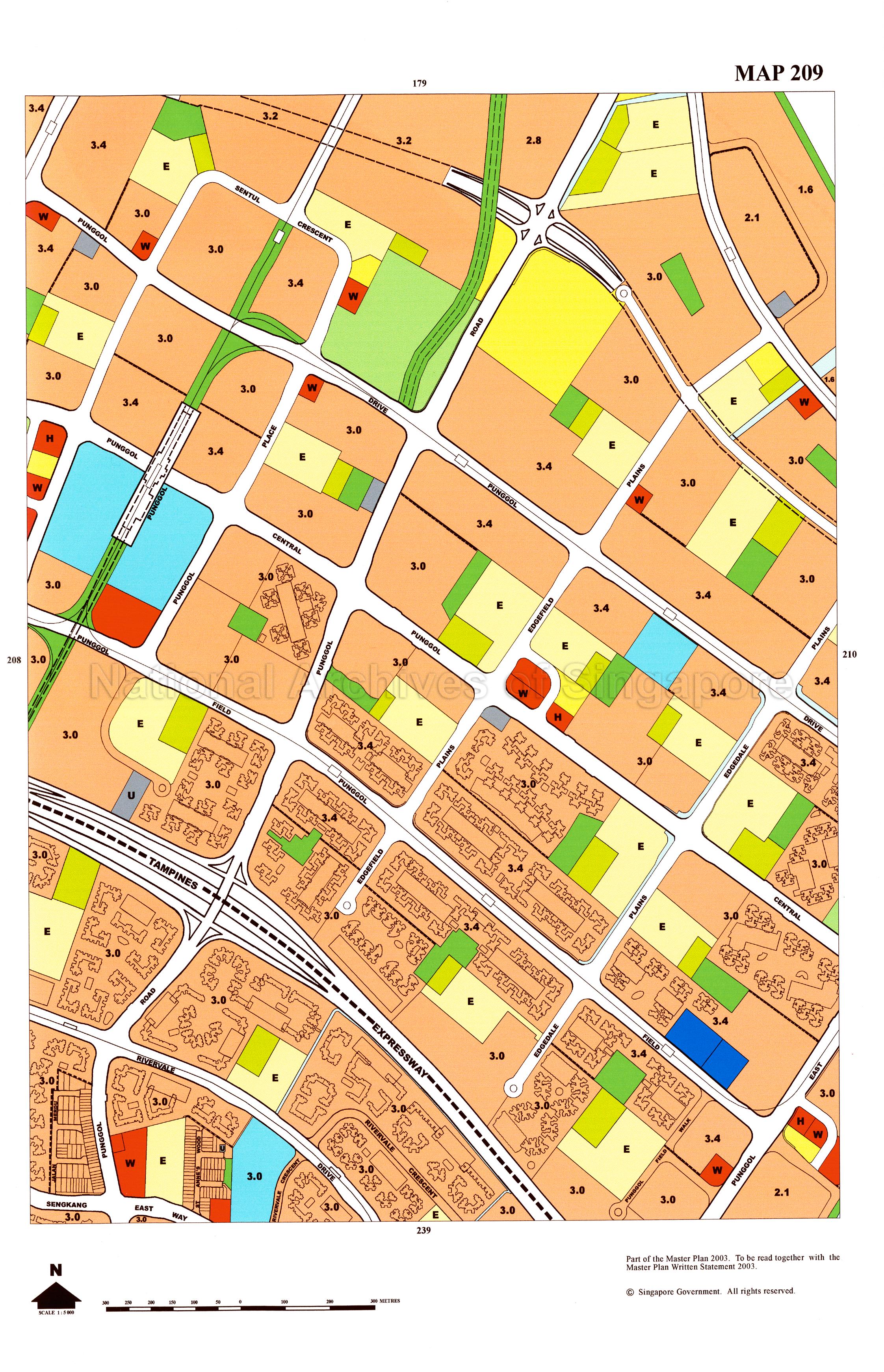Master Plan 2003 Volume 1: Map 209