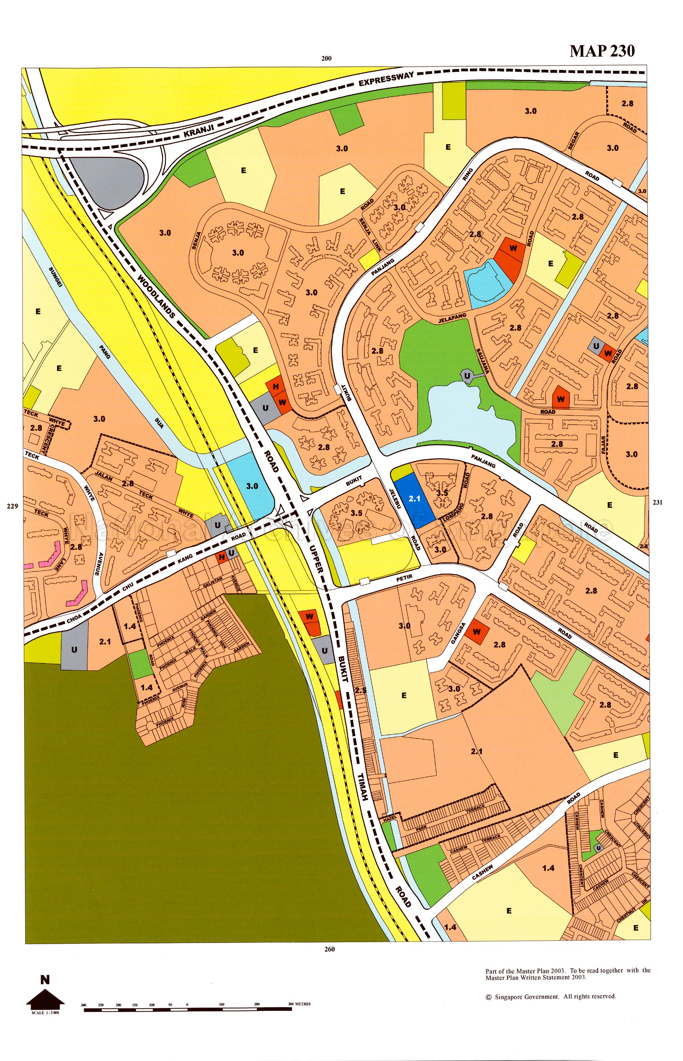 Master Plan 2003 Volume 1: Map 230