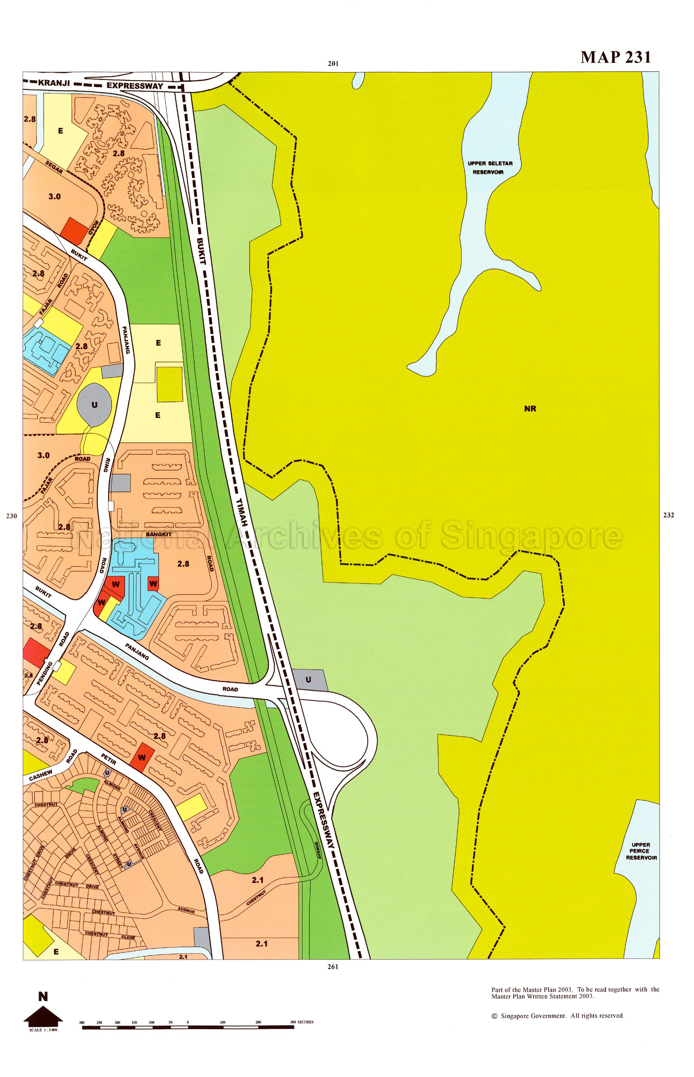 Master Plan 2003 Volume 1: Map 231