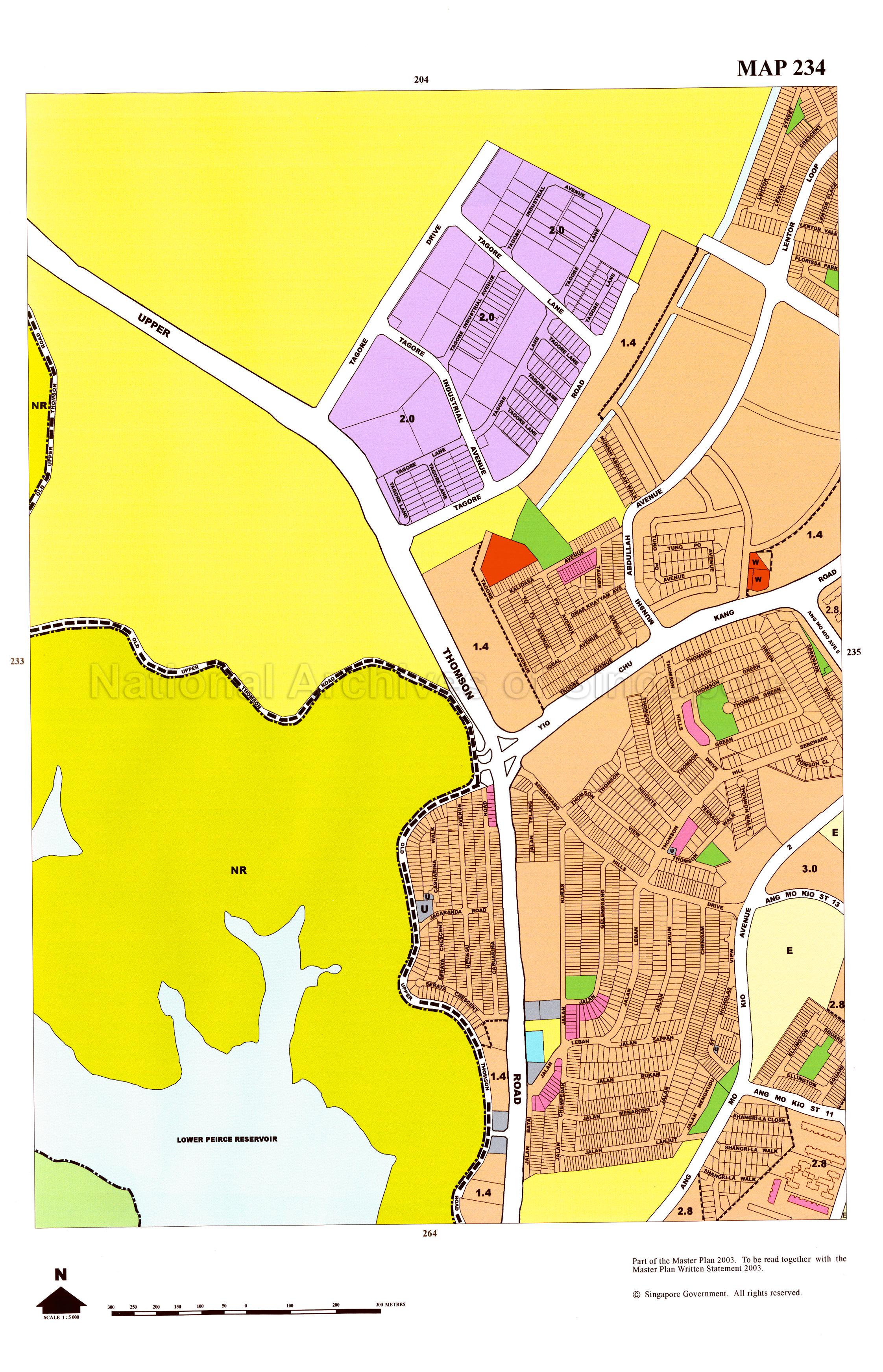 Master Plan 2003 Volume 1: Map 234