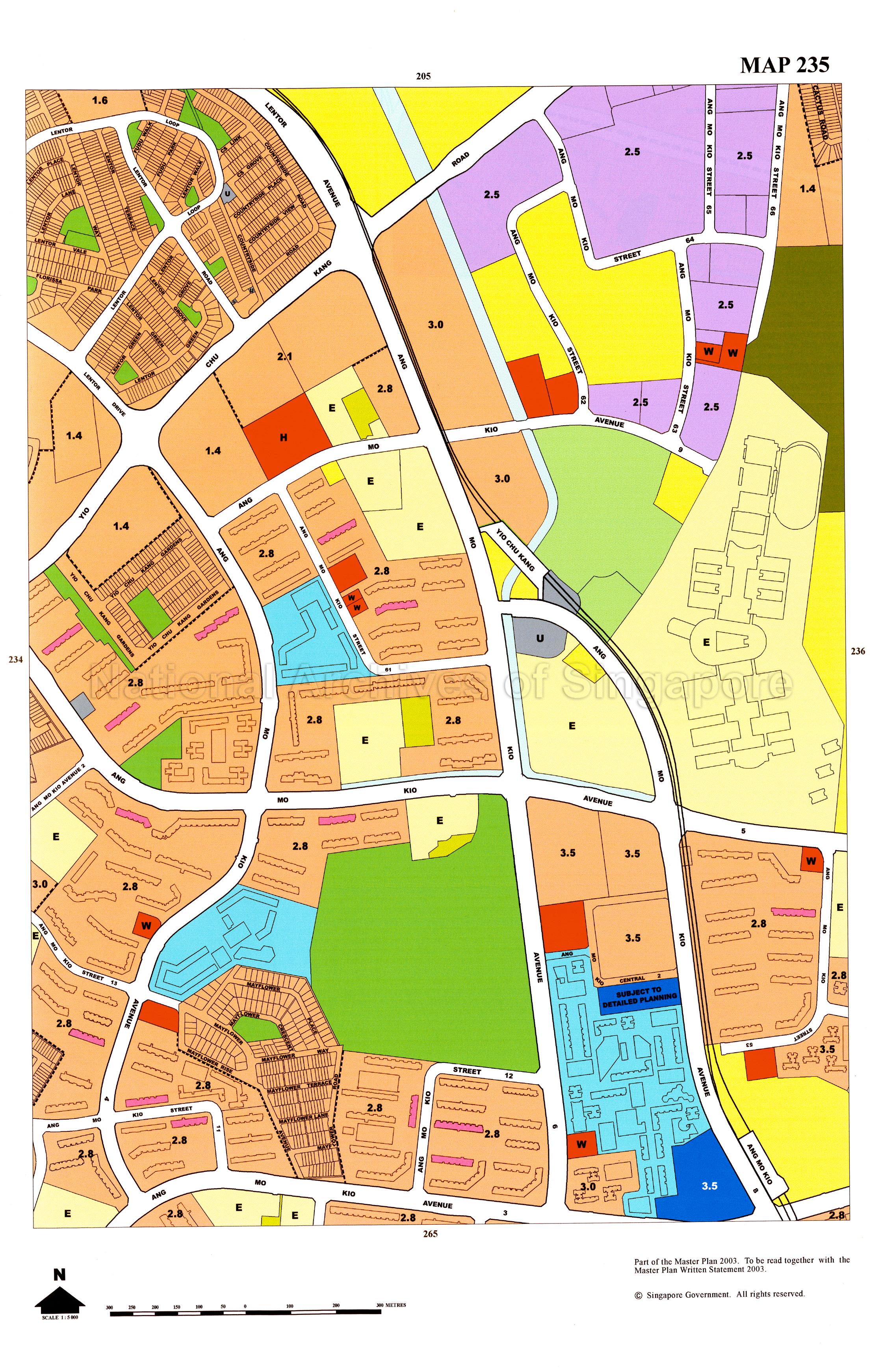 Master Plan 2003 Volume 1: Map 235