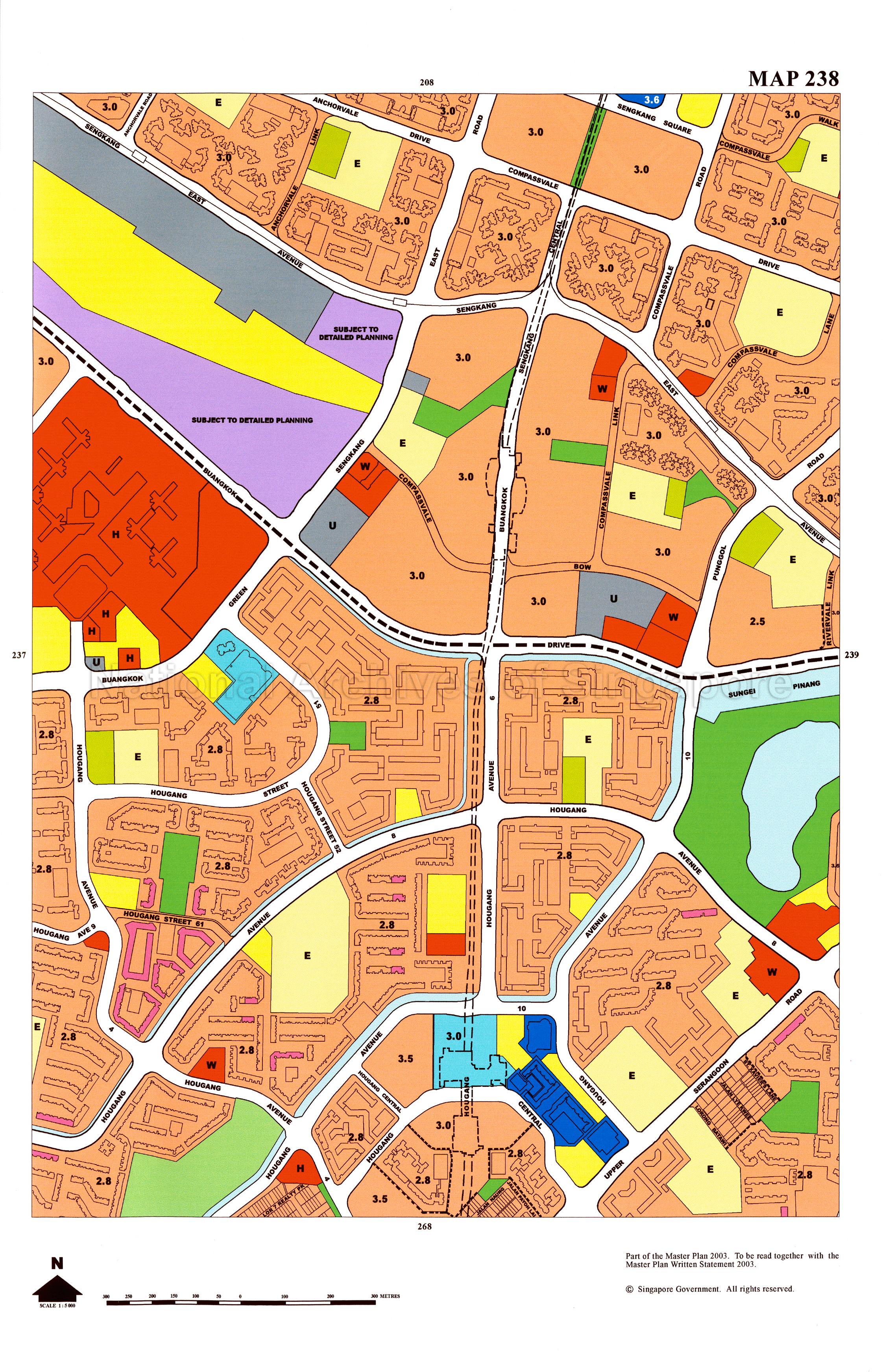 Master Plan 2003 Volume 1: Map 238