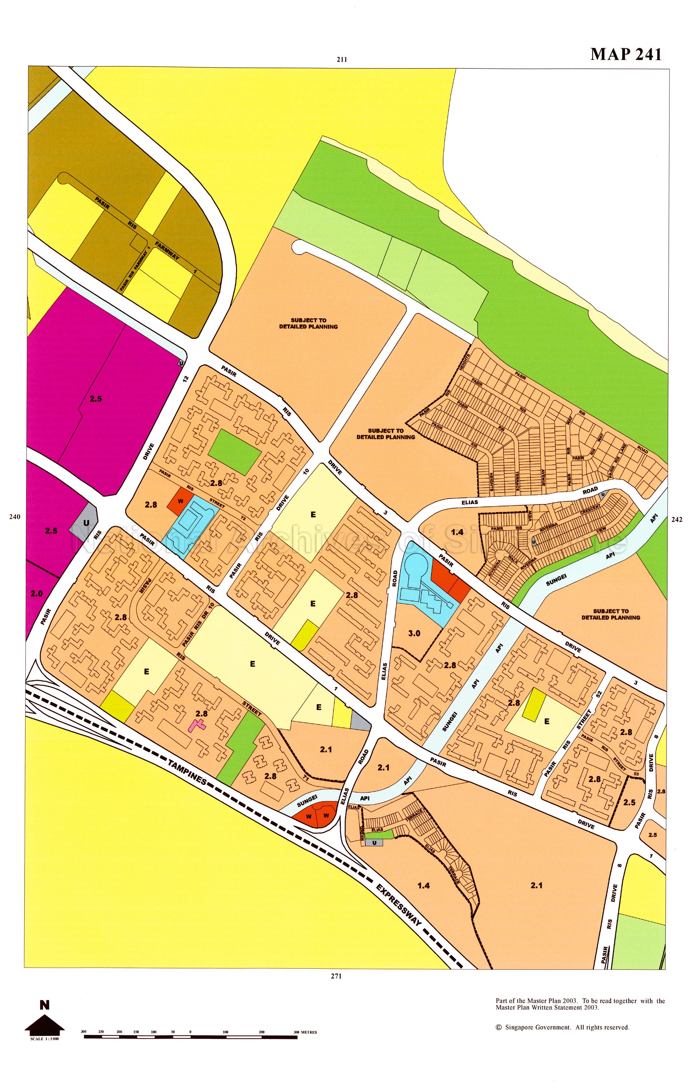 Master Plan 2003 Volume 1: Map 241