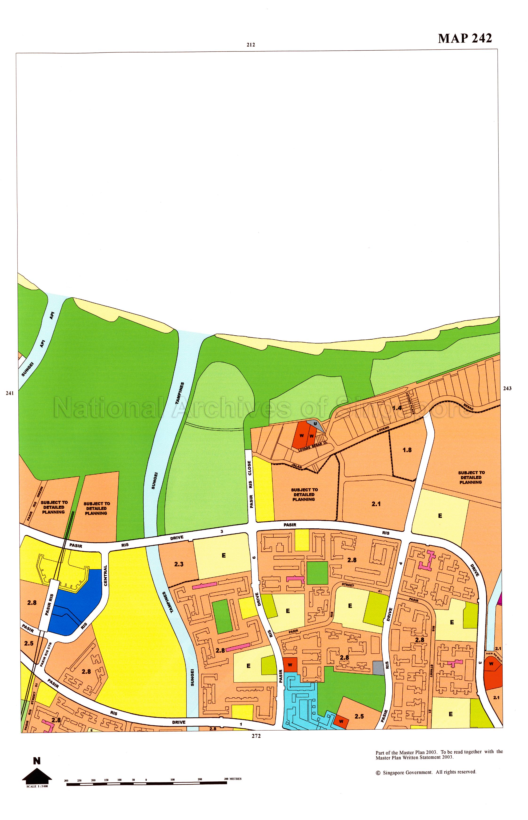Master Plan 2003 Volume 1: Map 242