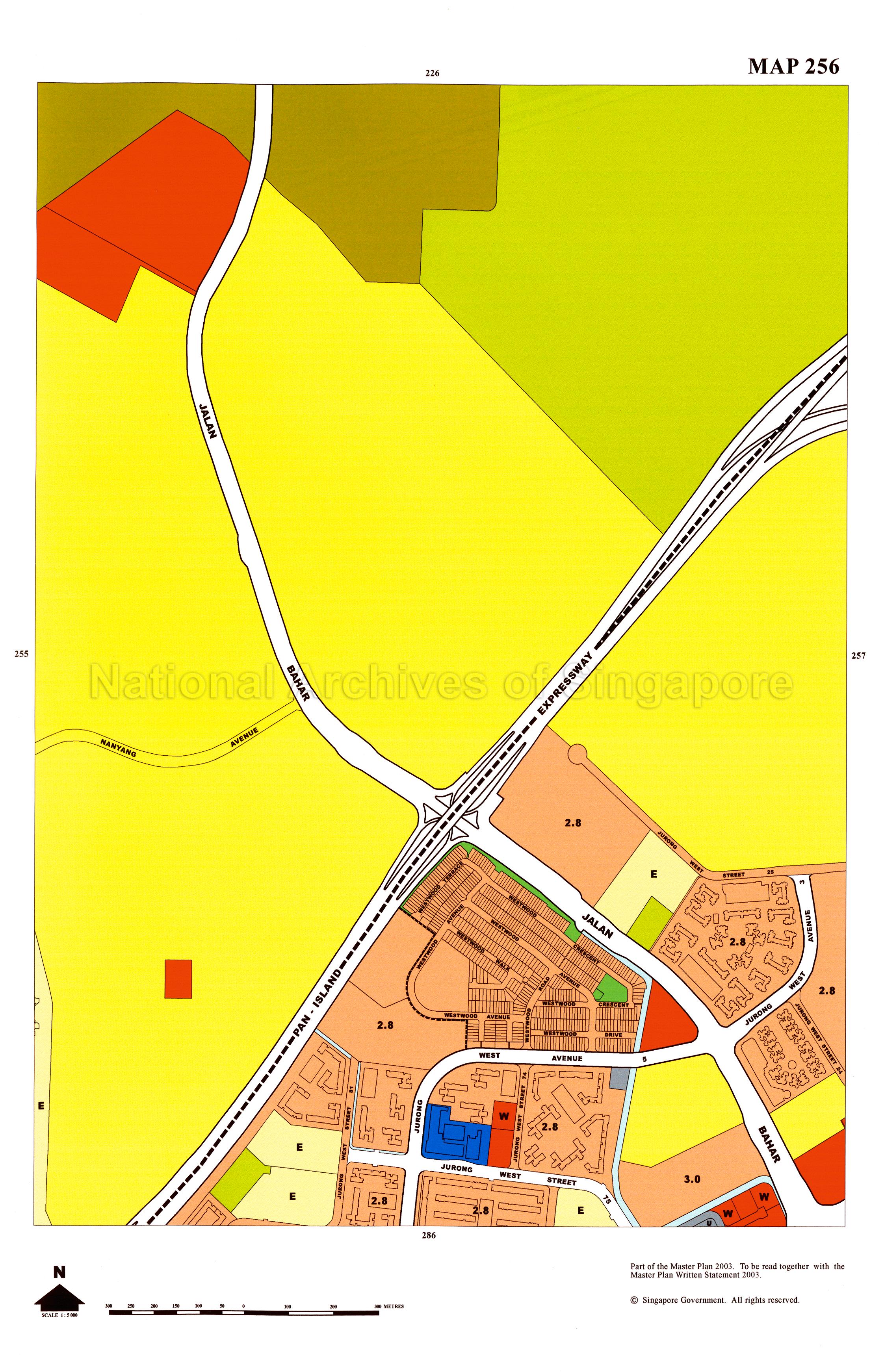 Master Plan 2003 Volume 1: Map 256