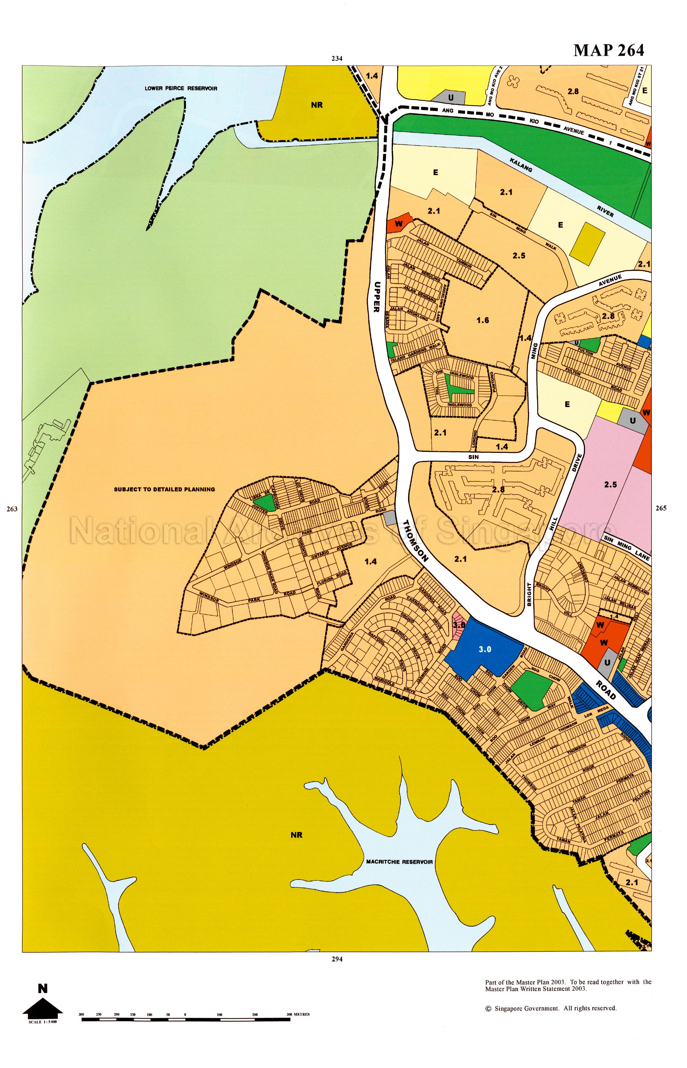 Master Plan 2003 Volume 1: Map 264