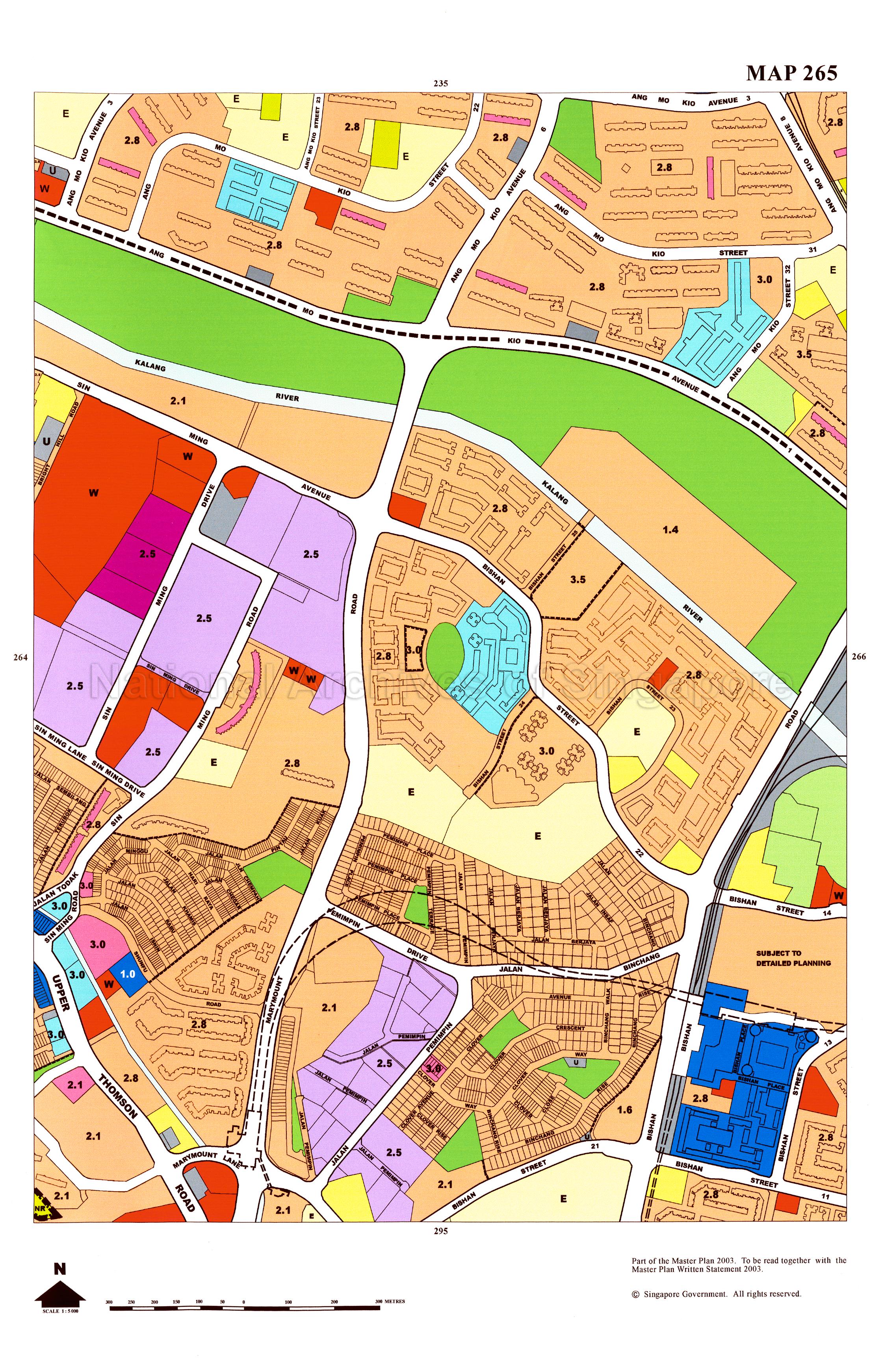 Master Plan 2003 Volume 1: Map 265