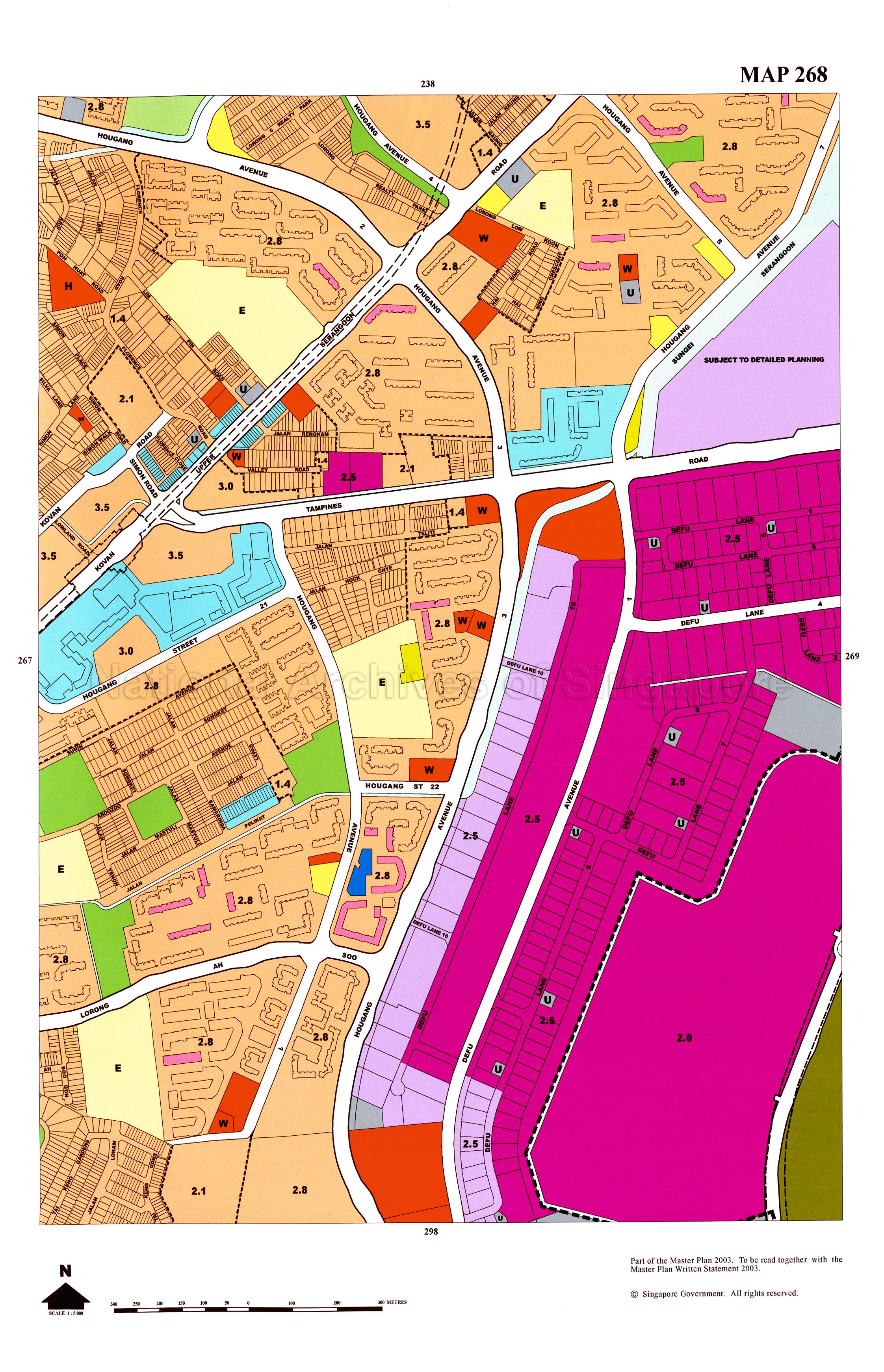 Master Plan 2003 Volume 1: Map 268