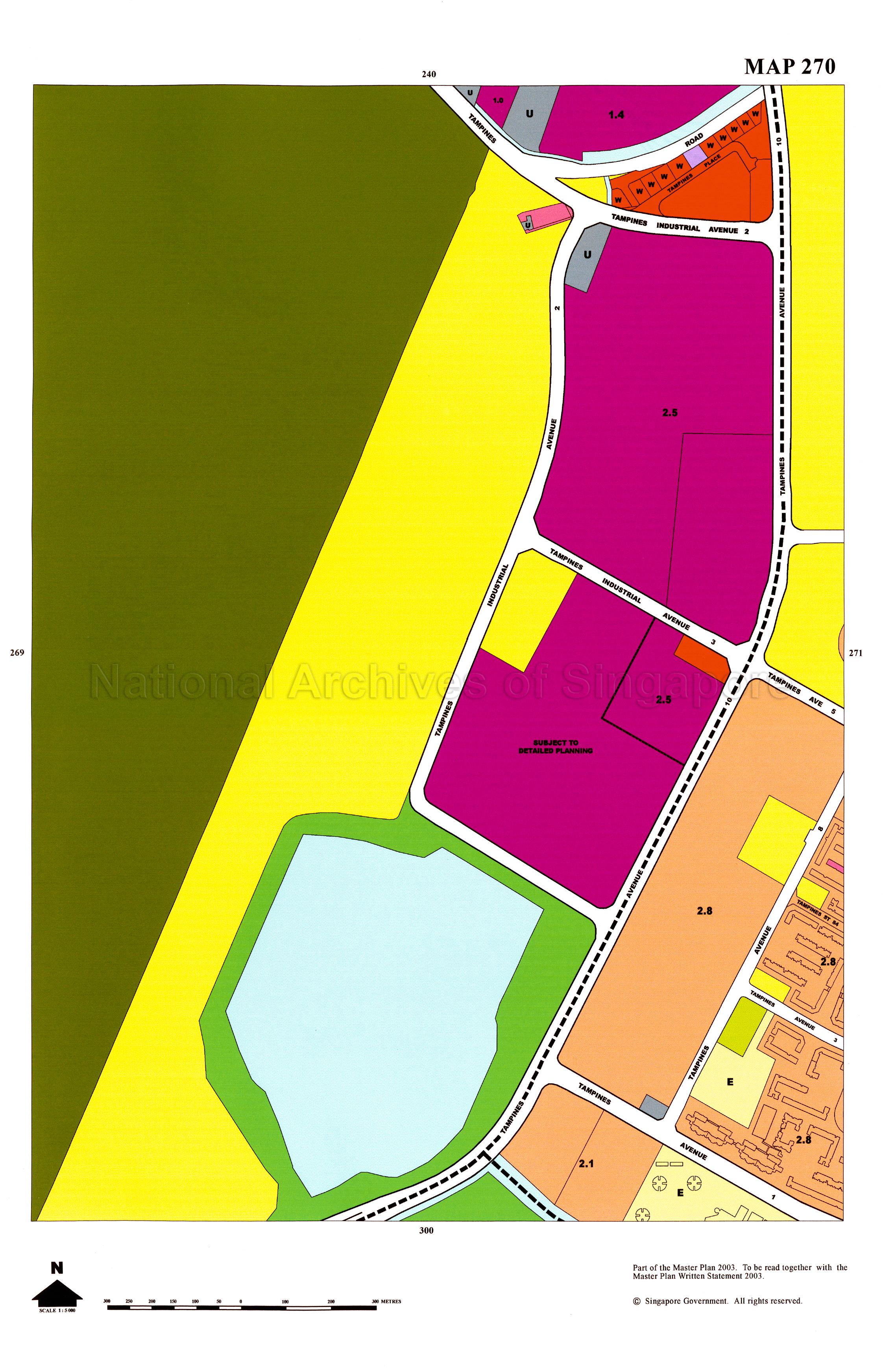 Master Plan 2003 Volume 1: Map 270