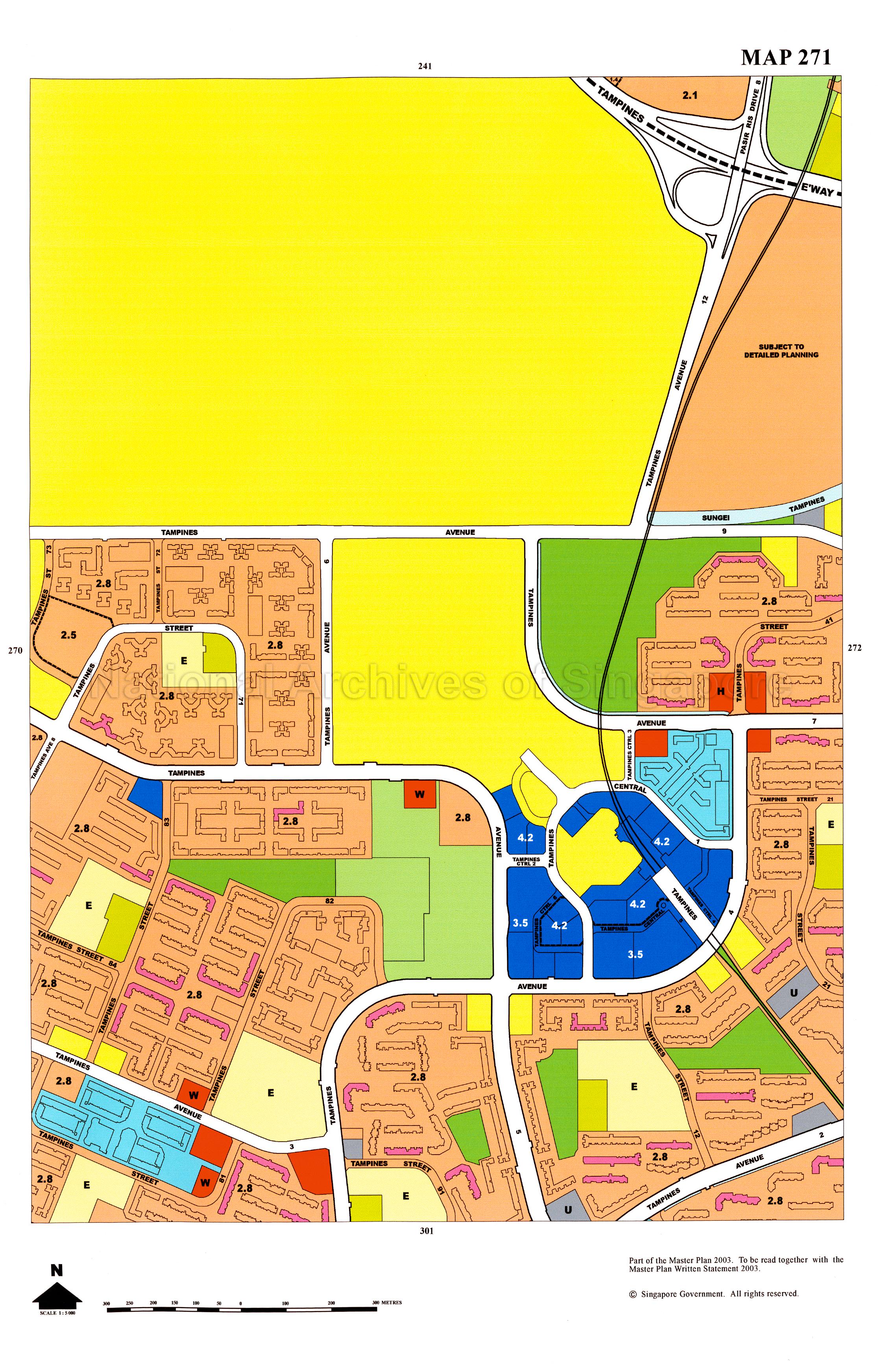 Master Plan 2003 Volume 1: Map 271