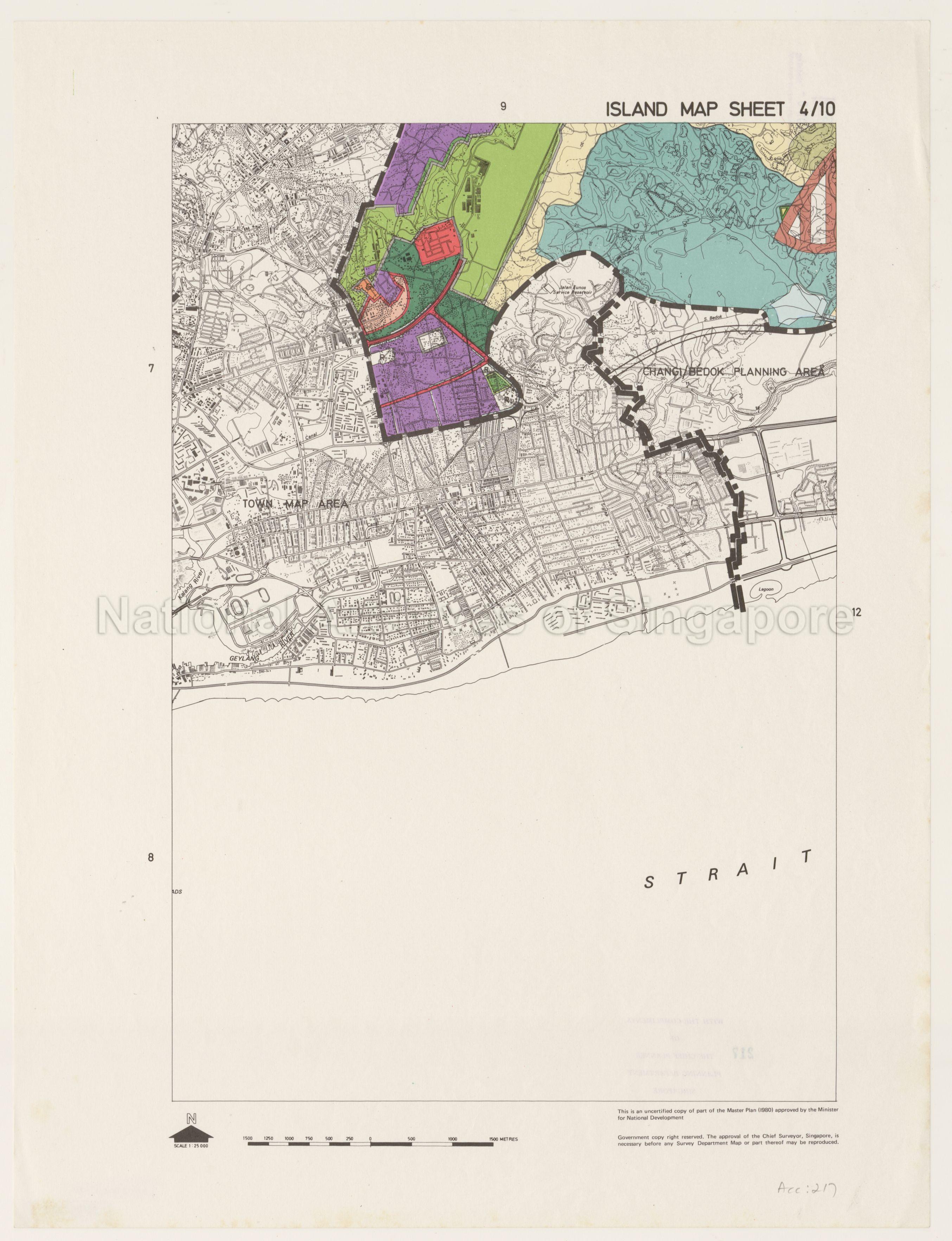 1980 Master Plan: Island Map Sheet 4/10